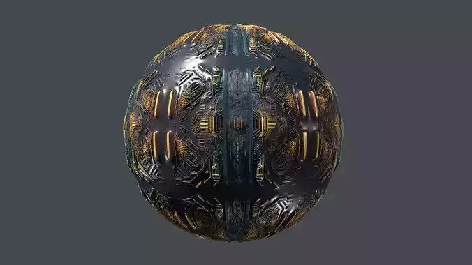 Cyberpunk Seamless PBR Texture 16 Texture | CGTrader