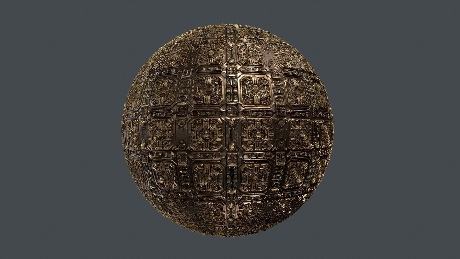 Steampunk Seamless PBR Texture 06 Texture | CGTrader