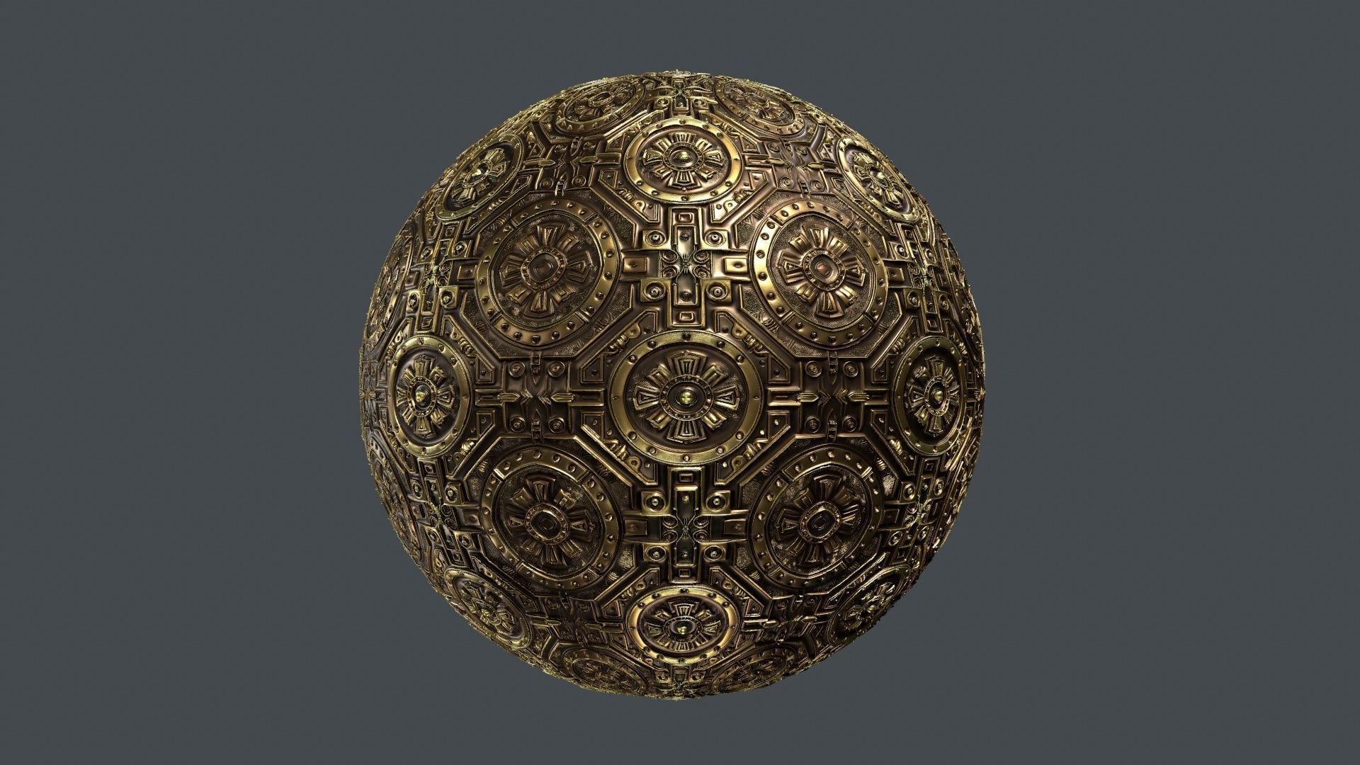 Steampunk Seamless PBR Texture 11 Texture | CGTrader