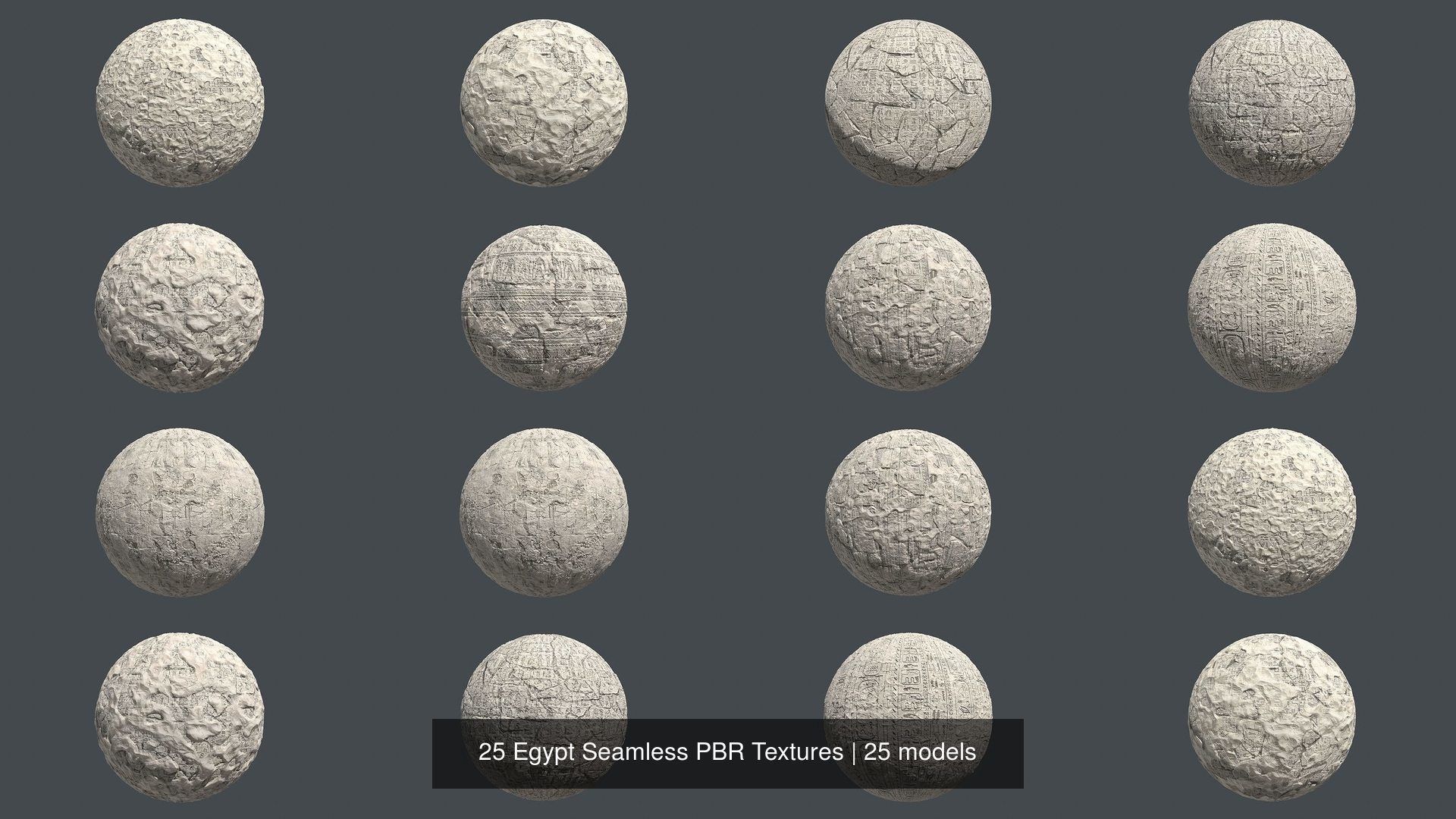25 Egypt Seamless PBR Textures 3D Model Collection | CGTrader