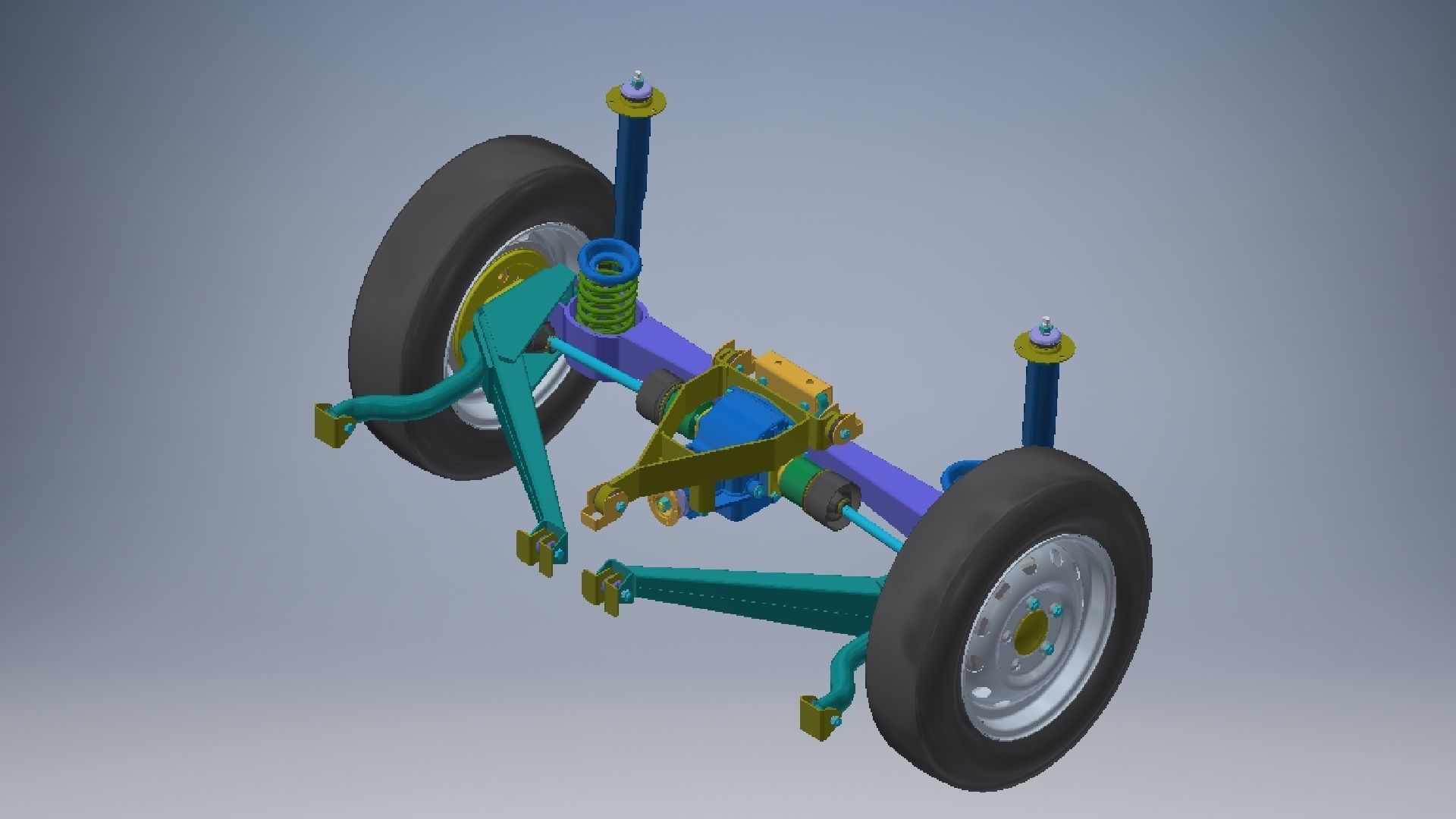 off-road vehicle rear suspension 3D model | CGTrader