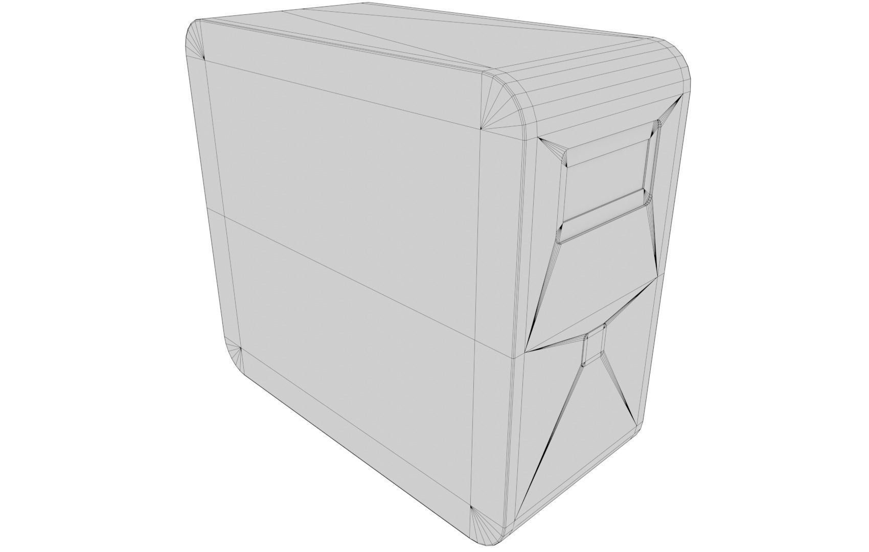 3D model UPS CDP - Uninterruptible Power Supply VR / AR / low-poly ...