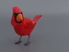 Cardinal bird 3D model 3D printable | CGTrader
