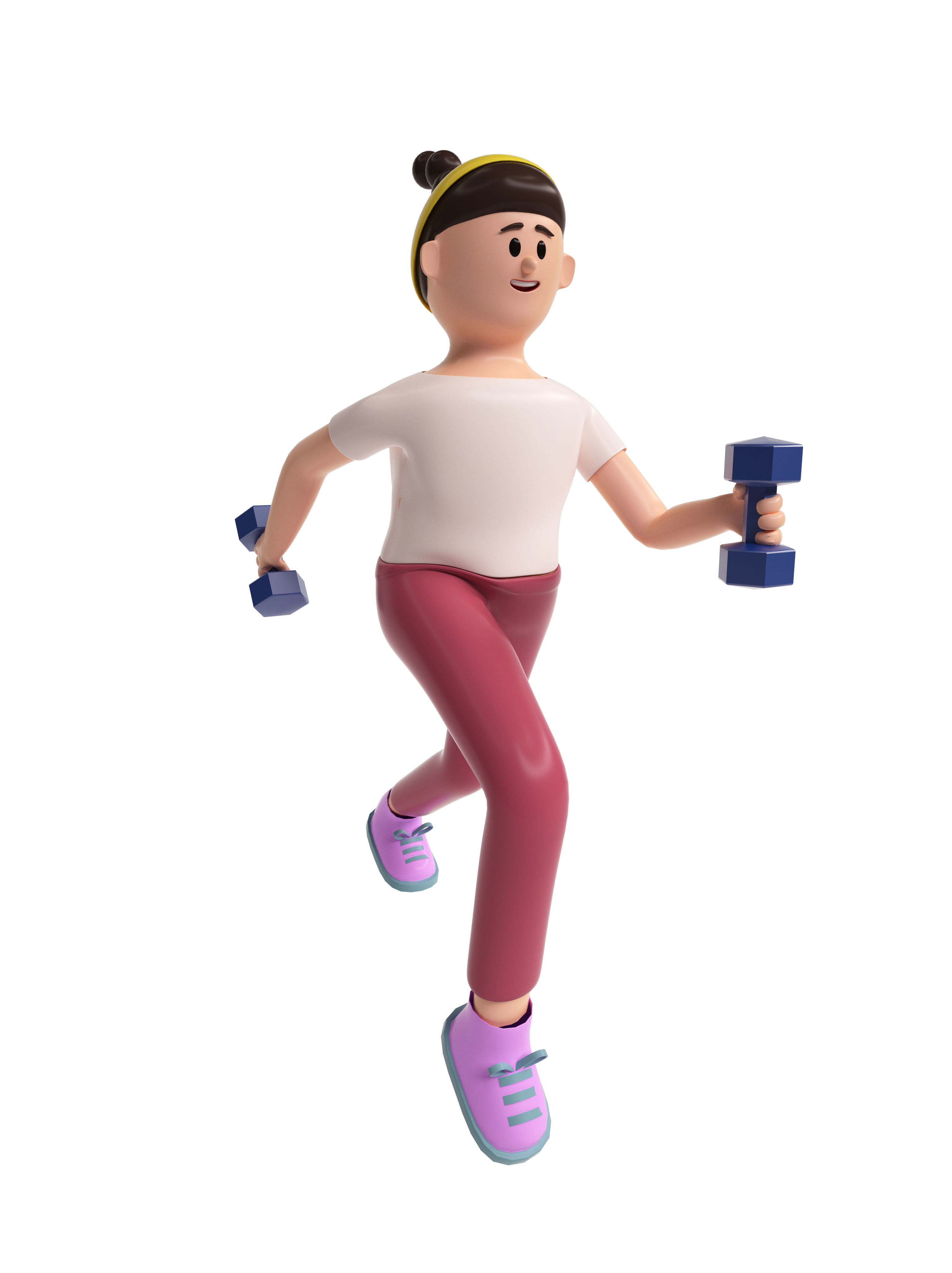 C4D model - sports and fitness figures 3D model | CGTrader