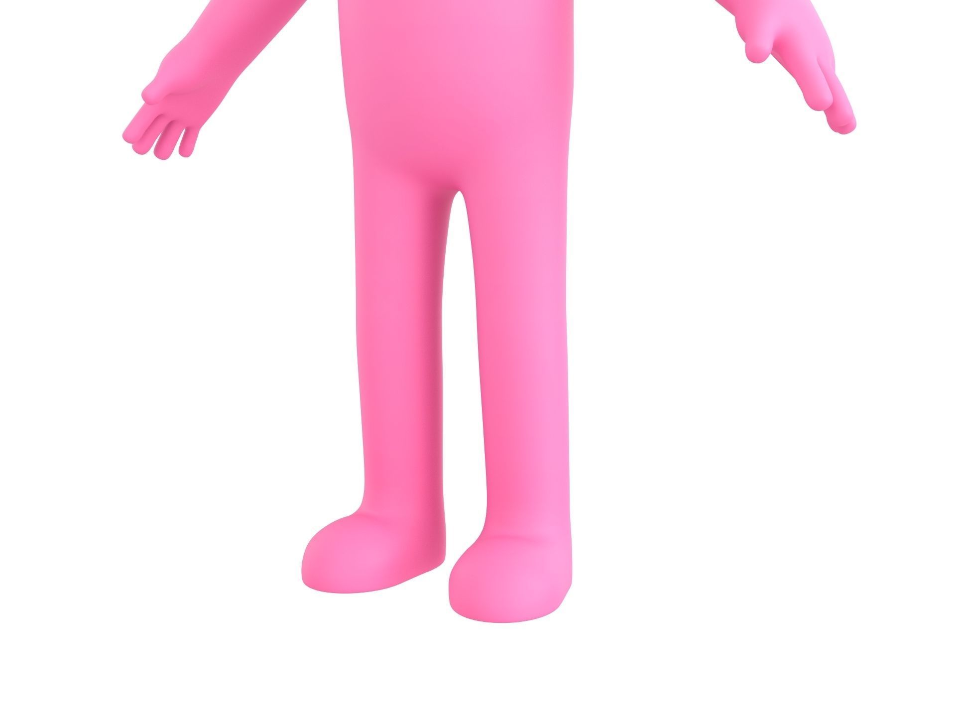 Character218 Pink Man 3D model | CGTrader