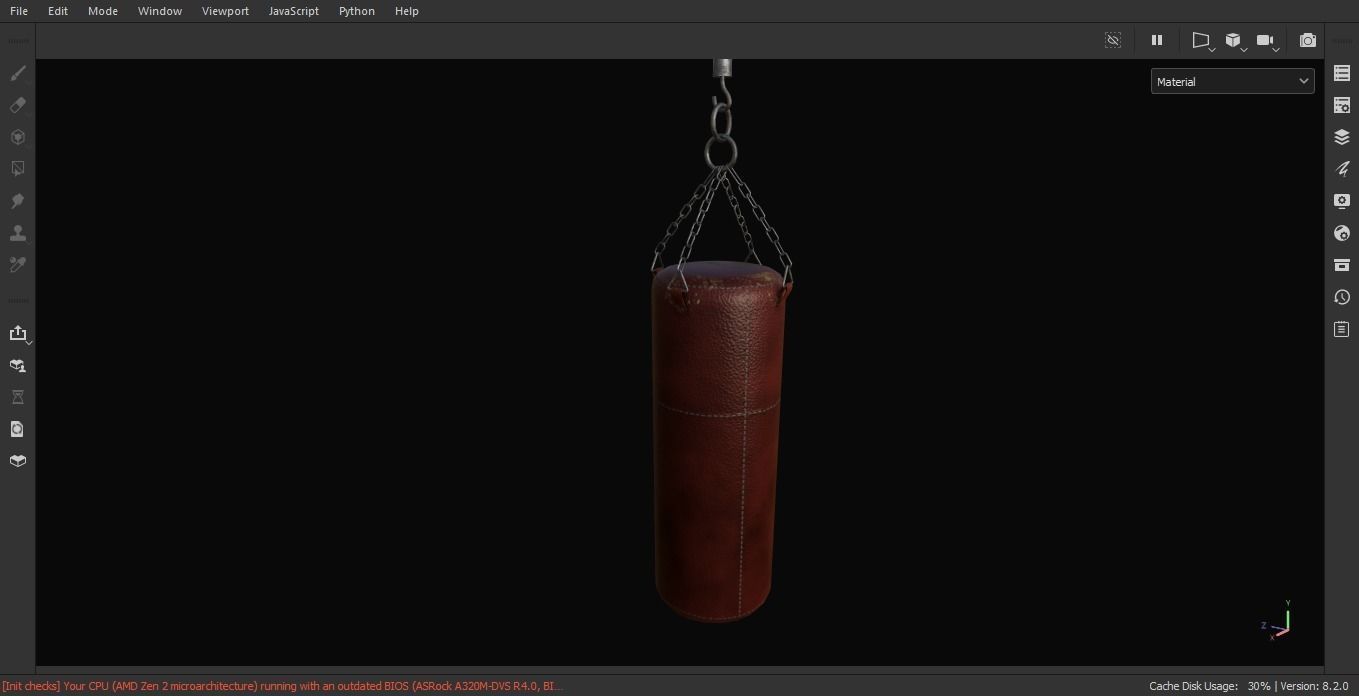3D model Punching Bag 3D Model VR / AR / low-poly | CGTrader