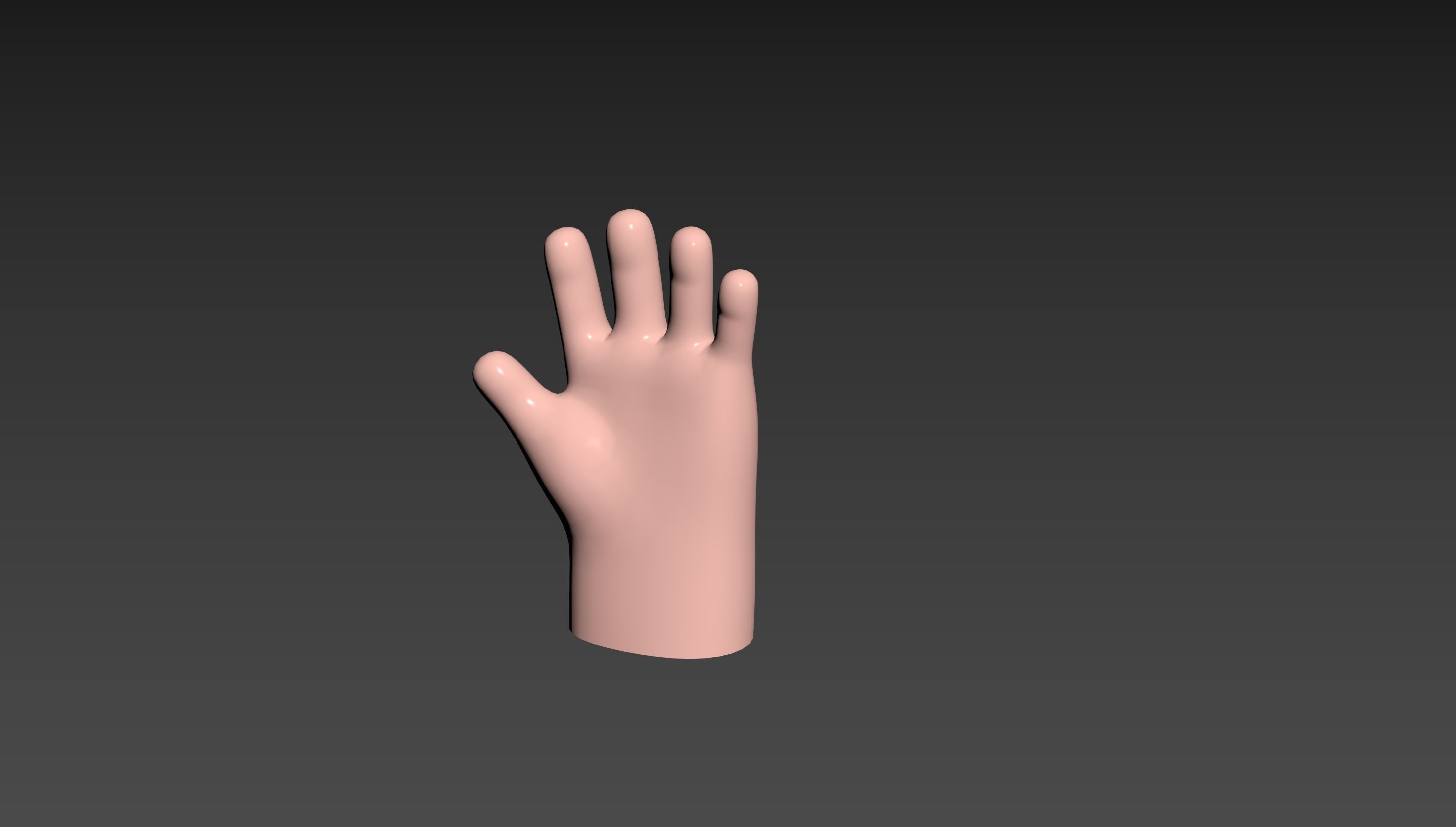 3D model Prop211 Cartoon Hand VR / AR / low-poly | CGTrader