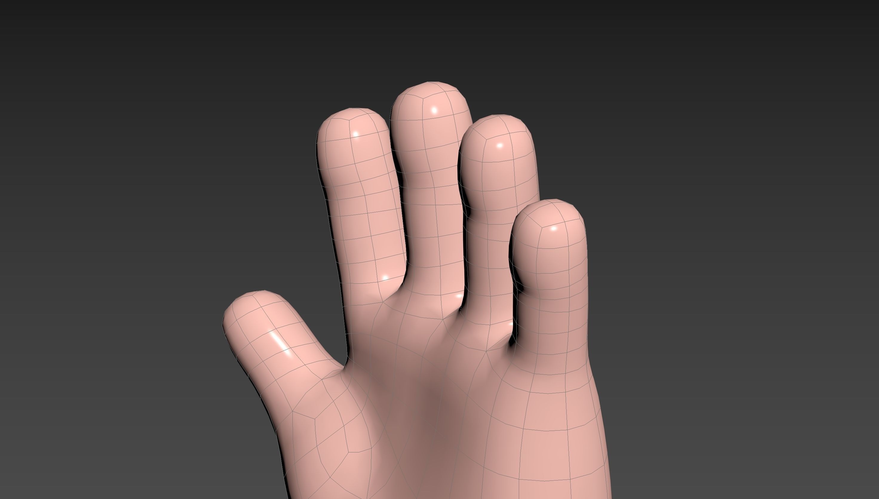 3D model Prop211 Cartoon Hand VR / AR / low-poly | CGTrader