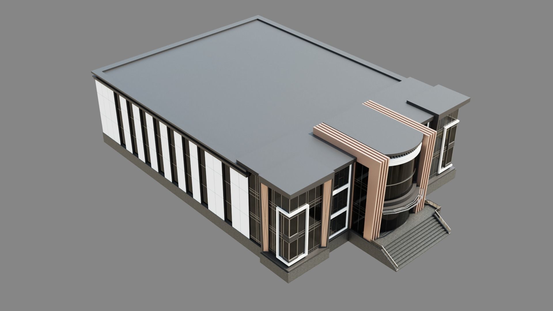 Office Building ID062 3D model | CGTrader