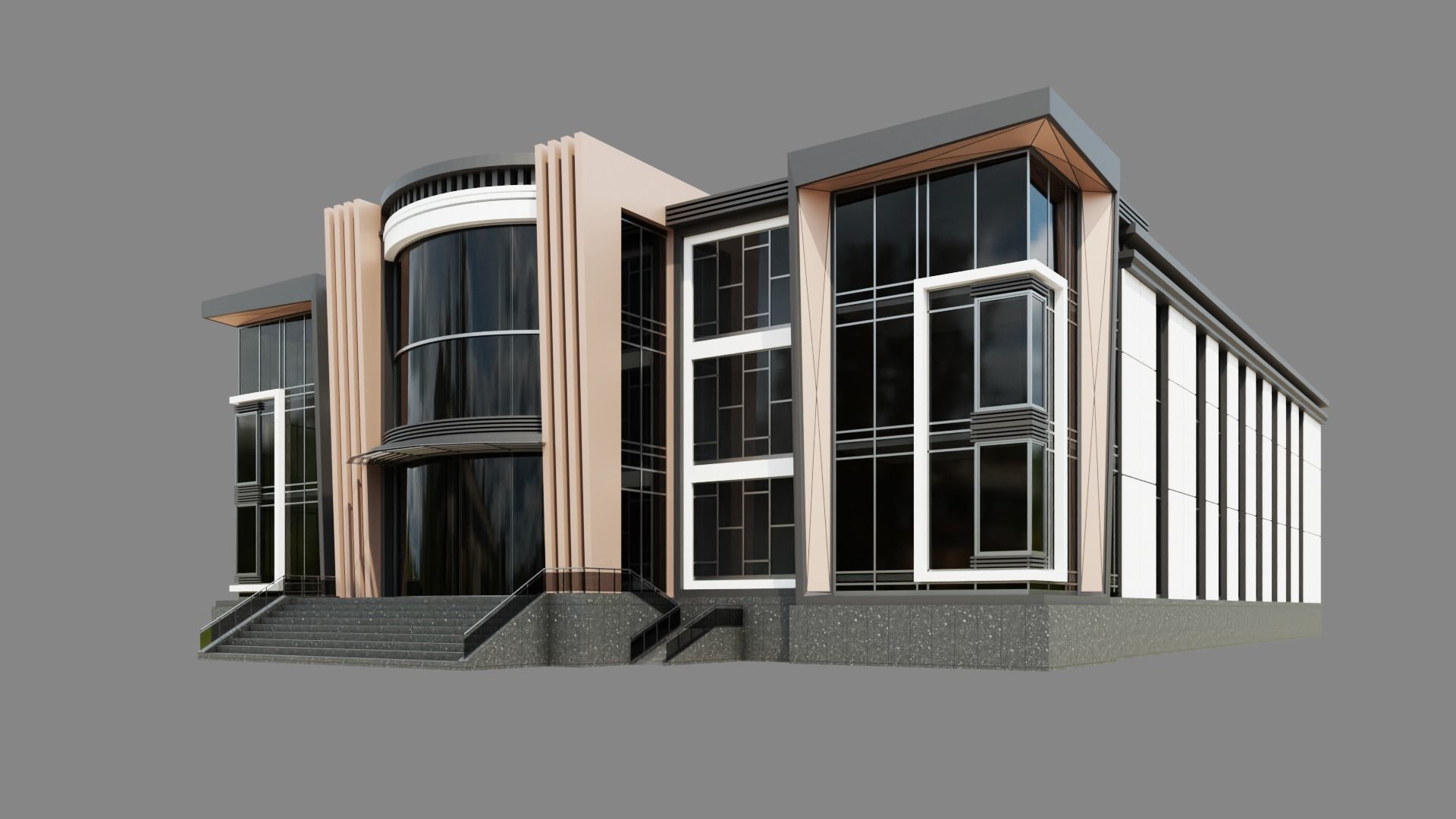 Office Building ID062 3D model | CGTrader