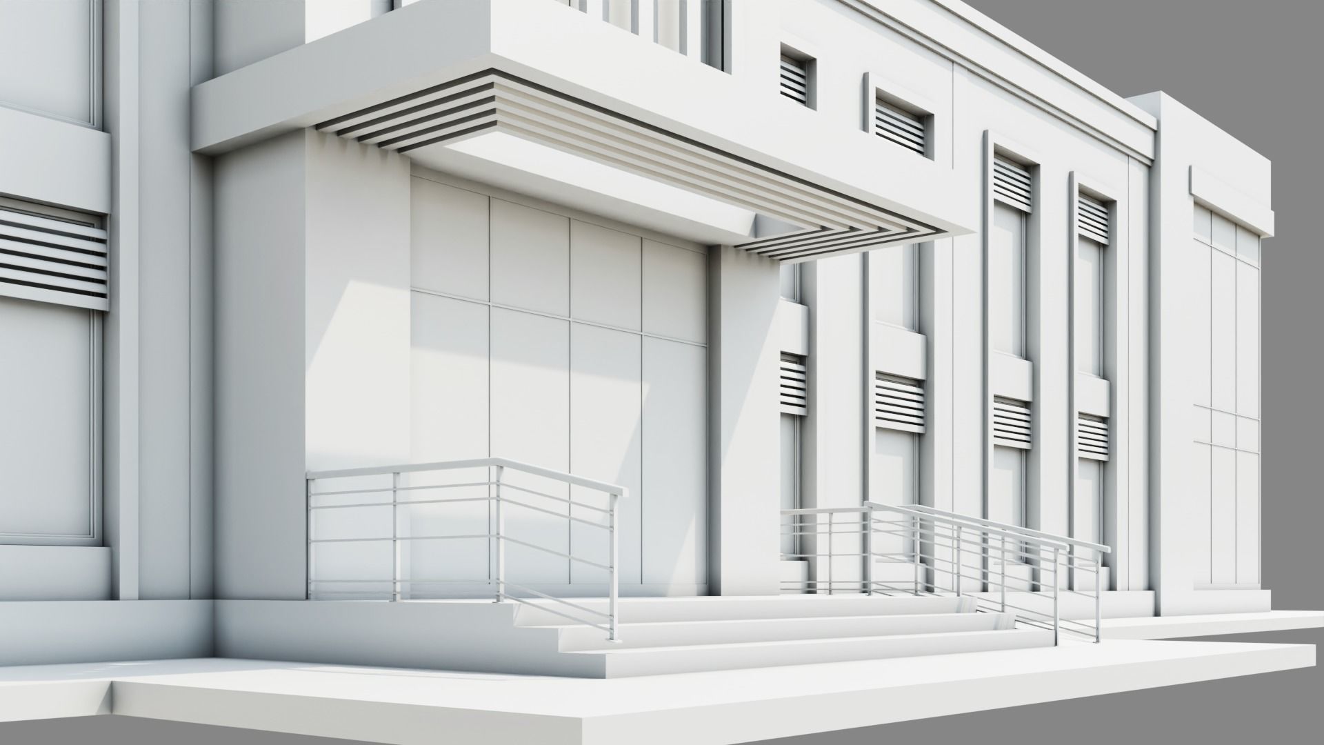 Office Building ID064 3D model | CGTrader