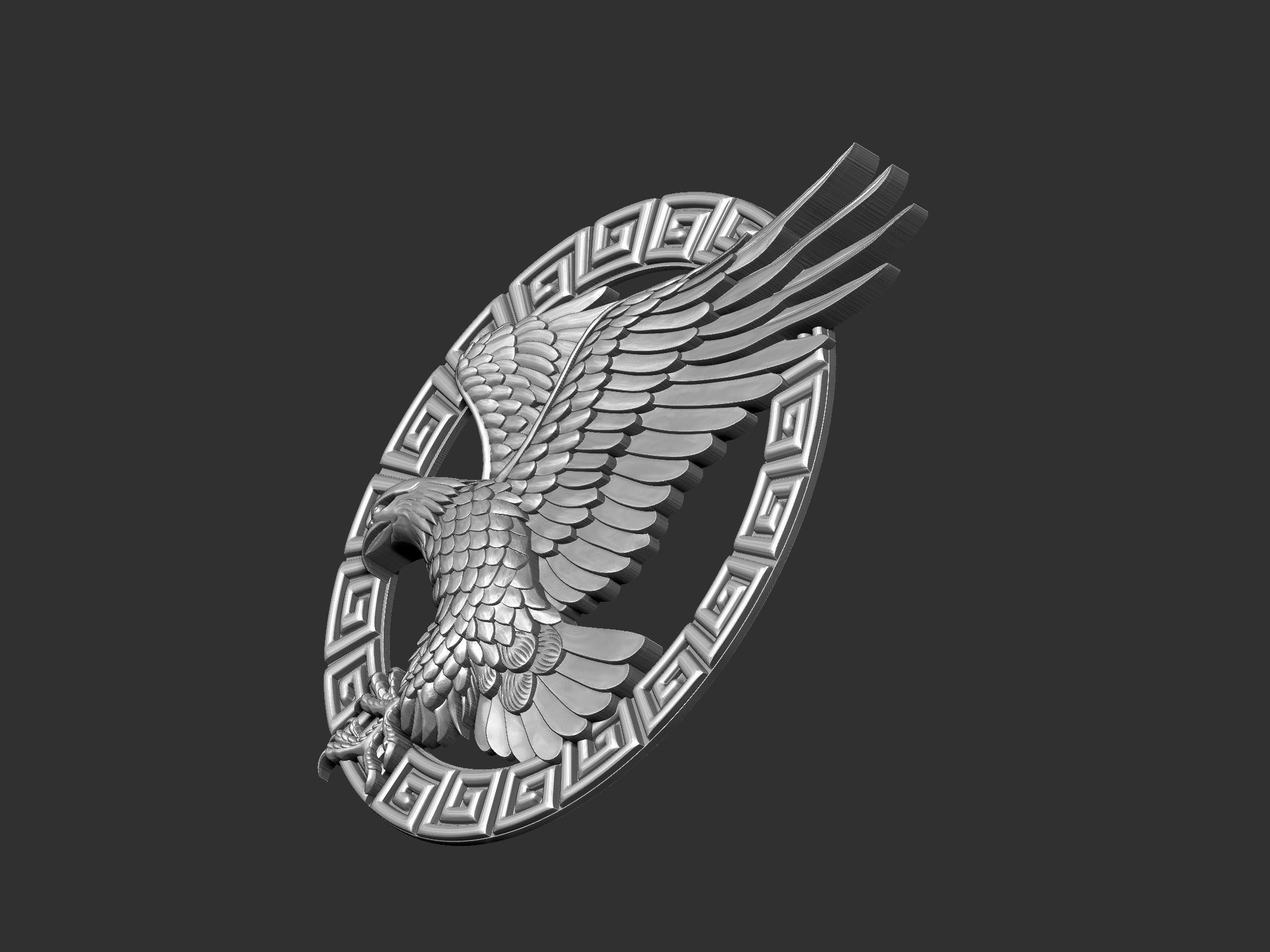 eagle greek 3D model 3D printable | CGTrader