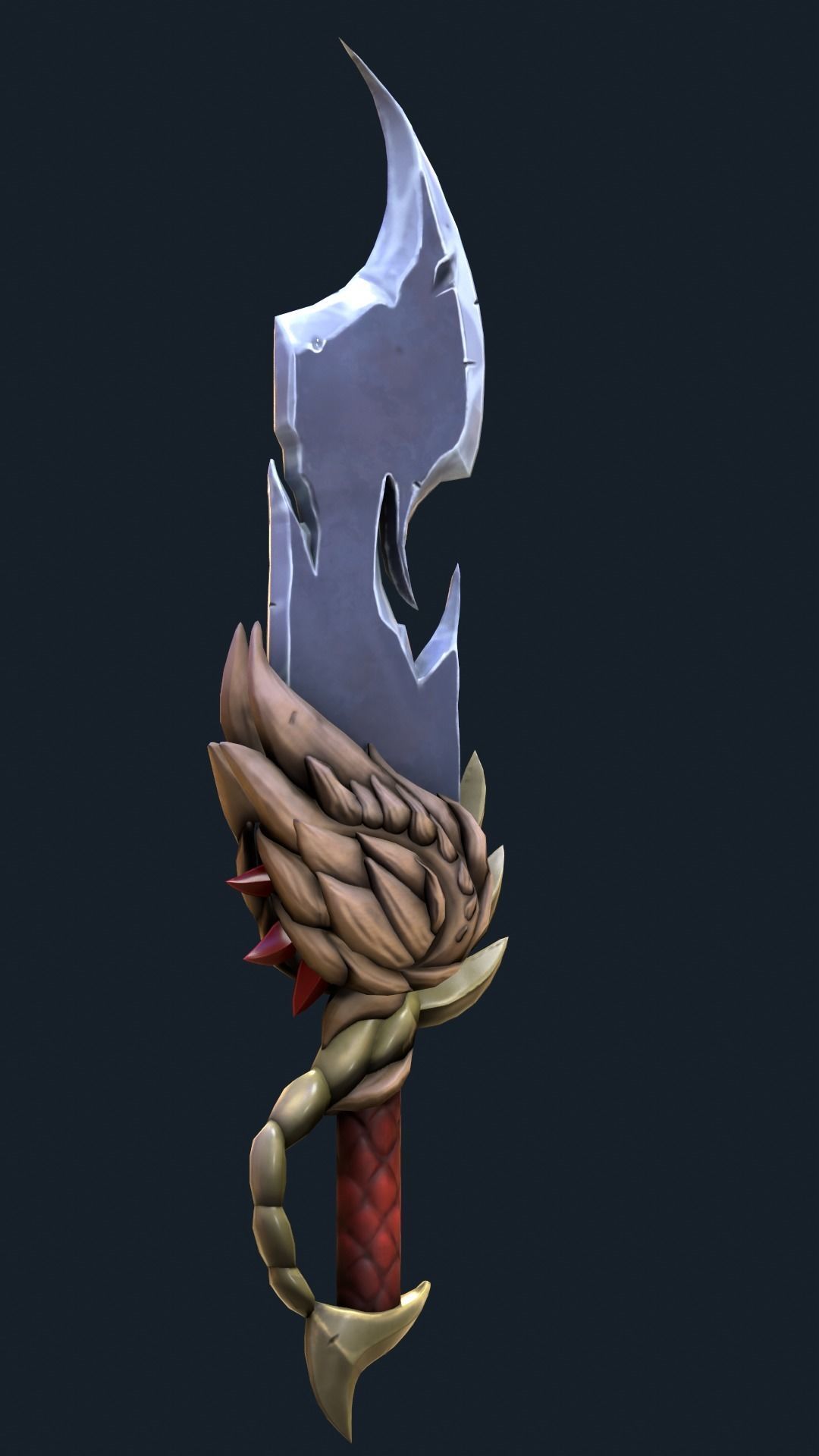 3D model Fireball Dagger 3d Model VR / AR / low-poly | CGTrader