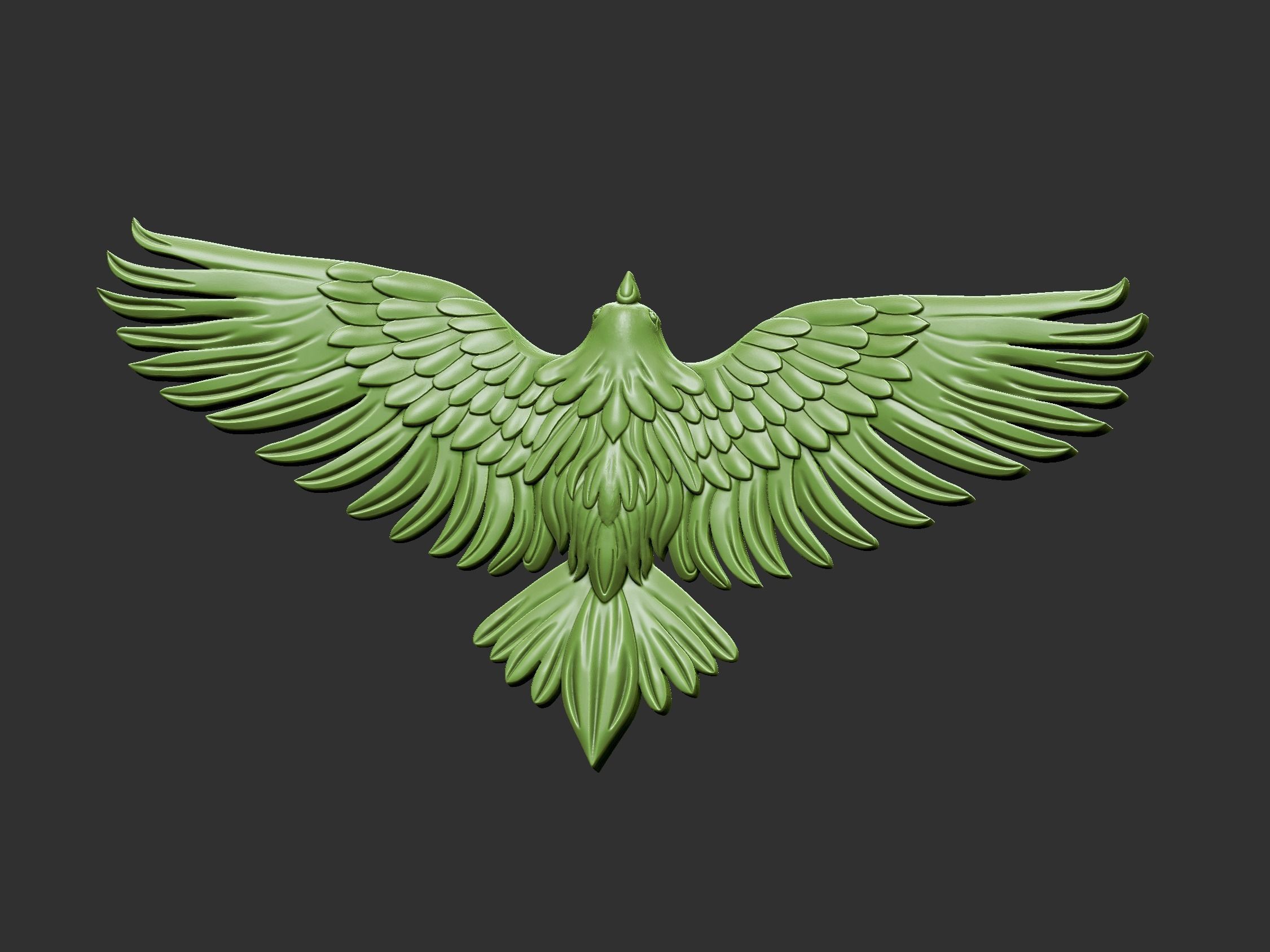 eagle flying 3D model 3D printable | CGTrader