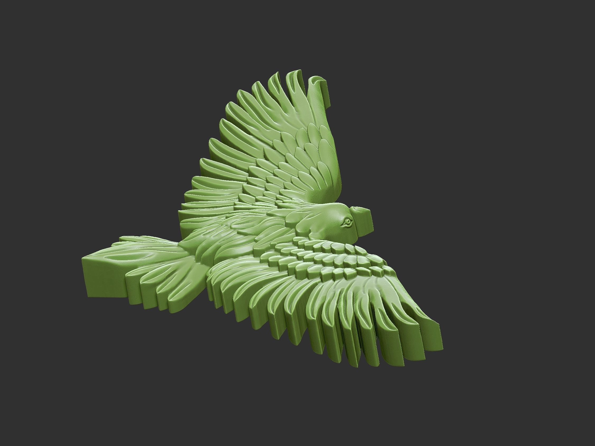 eagle flying 3D model 3D printable | CGTrader