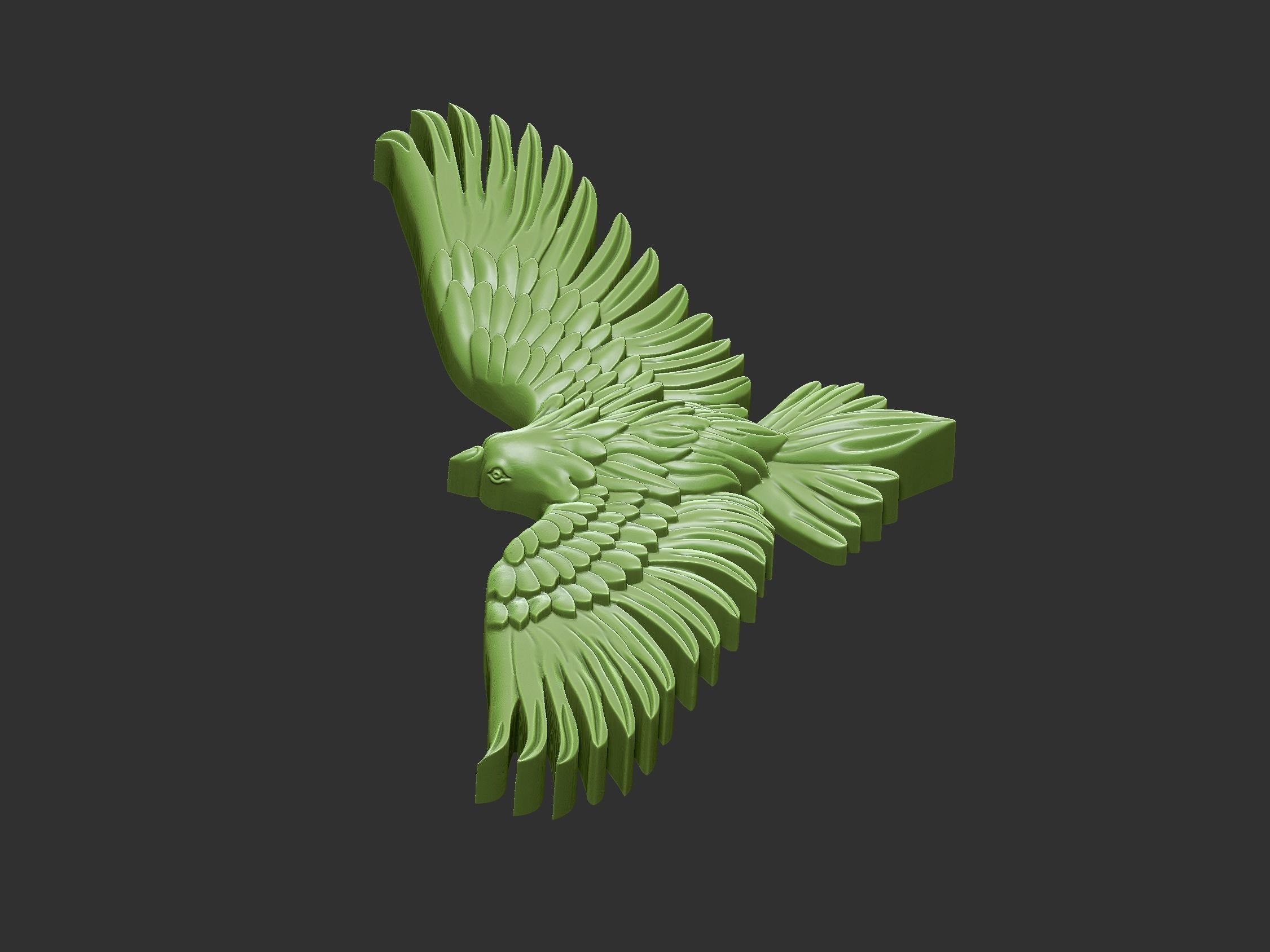 eagle flying 3D model 3D printable | CGTrader