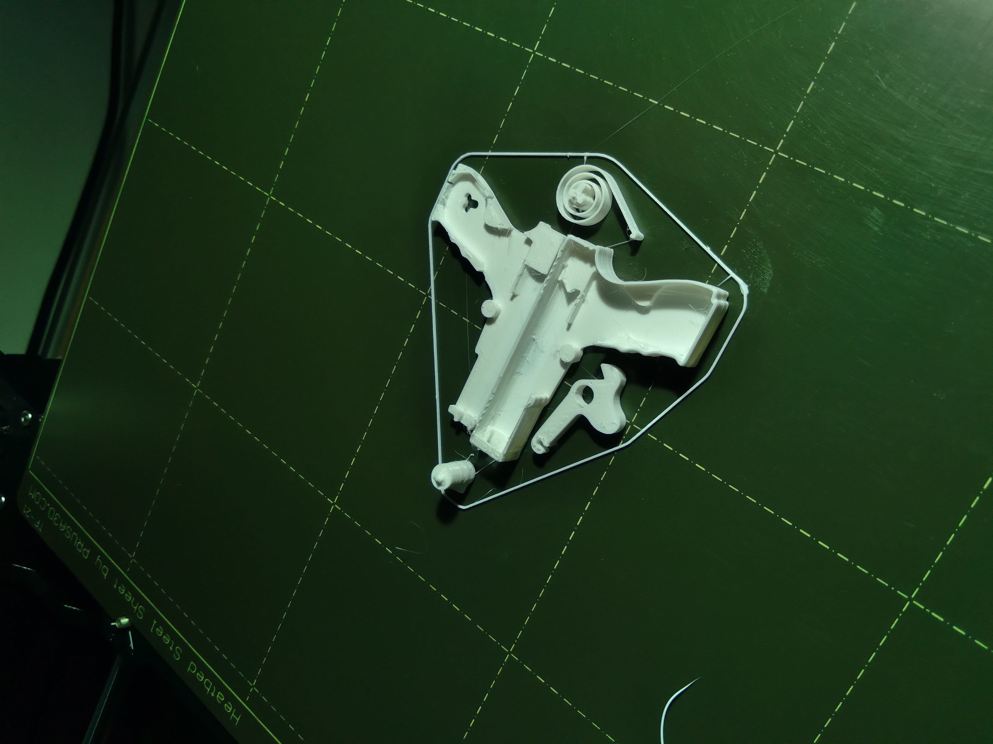 Gun Keychain 3D model 3D printable | CGTrader