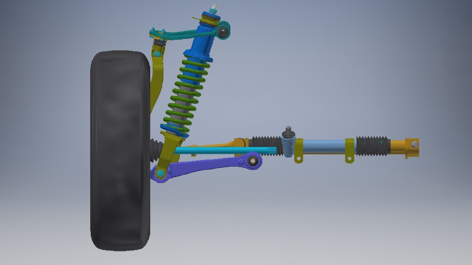 3D model off-road vehicle suspension steering VR / AR / low-poly | CGTrader