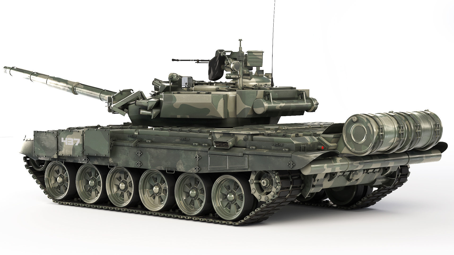 Tank T-90A 2010 3D model | CGTrader