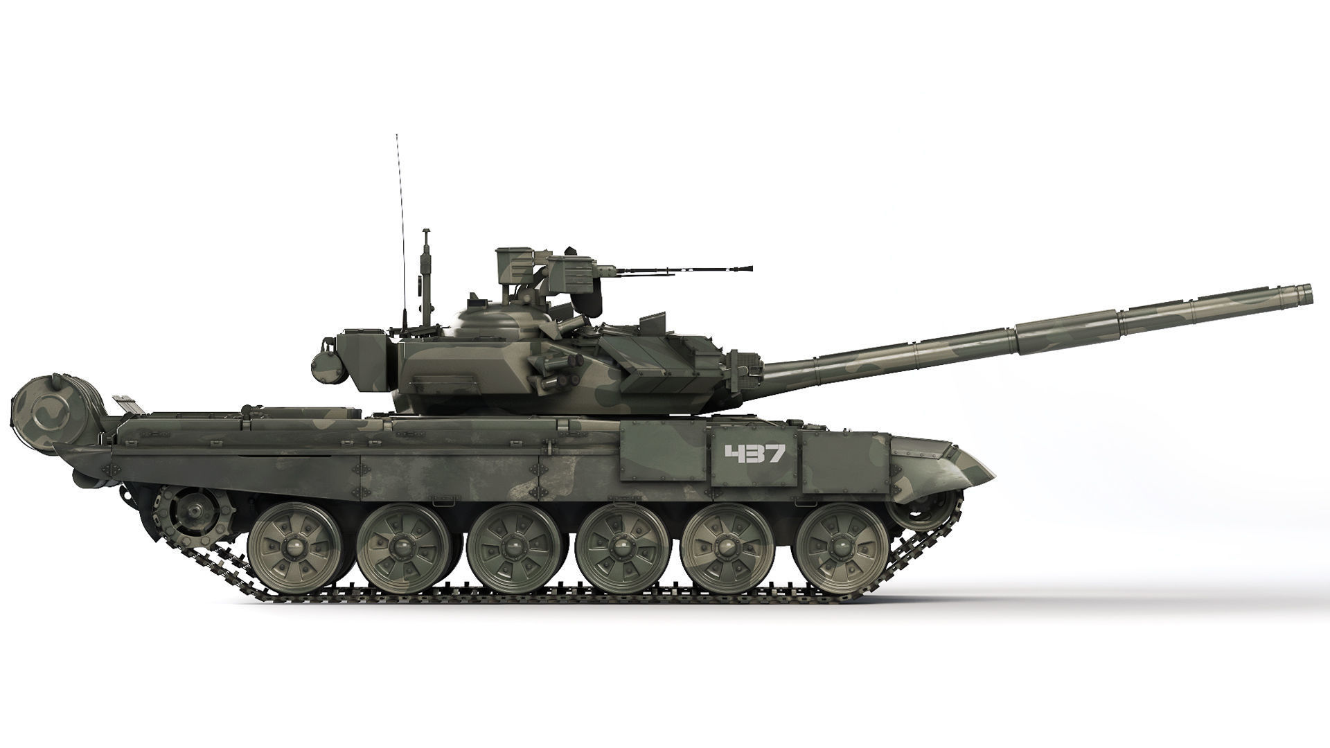 Tank T-90A 2010 3D model | CGTrader
