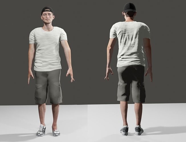 3D model NPC Male 01 - Game Ready - RIGGED VR / AR / low-poly | CGTrader