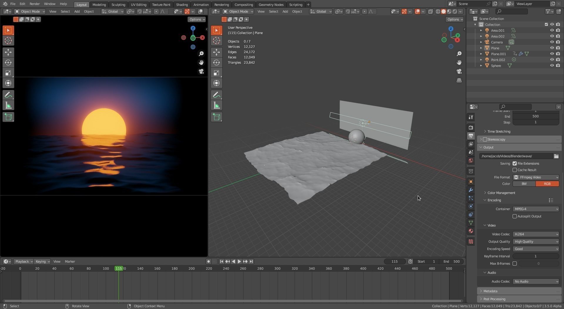 Retro sun 3D model animated | CGTrader