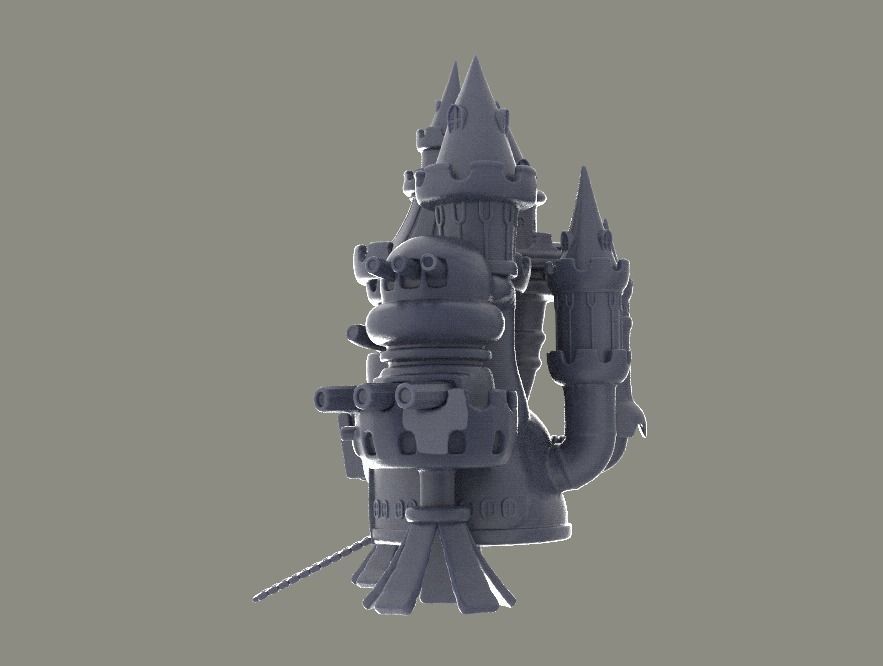Capone Bege Castle 3D Model 3D model 3D printable | CGTrader