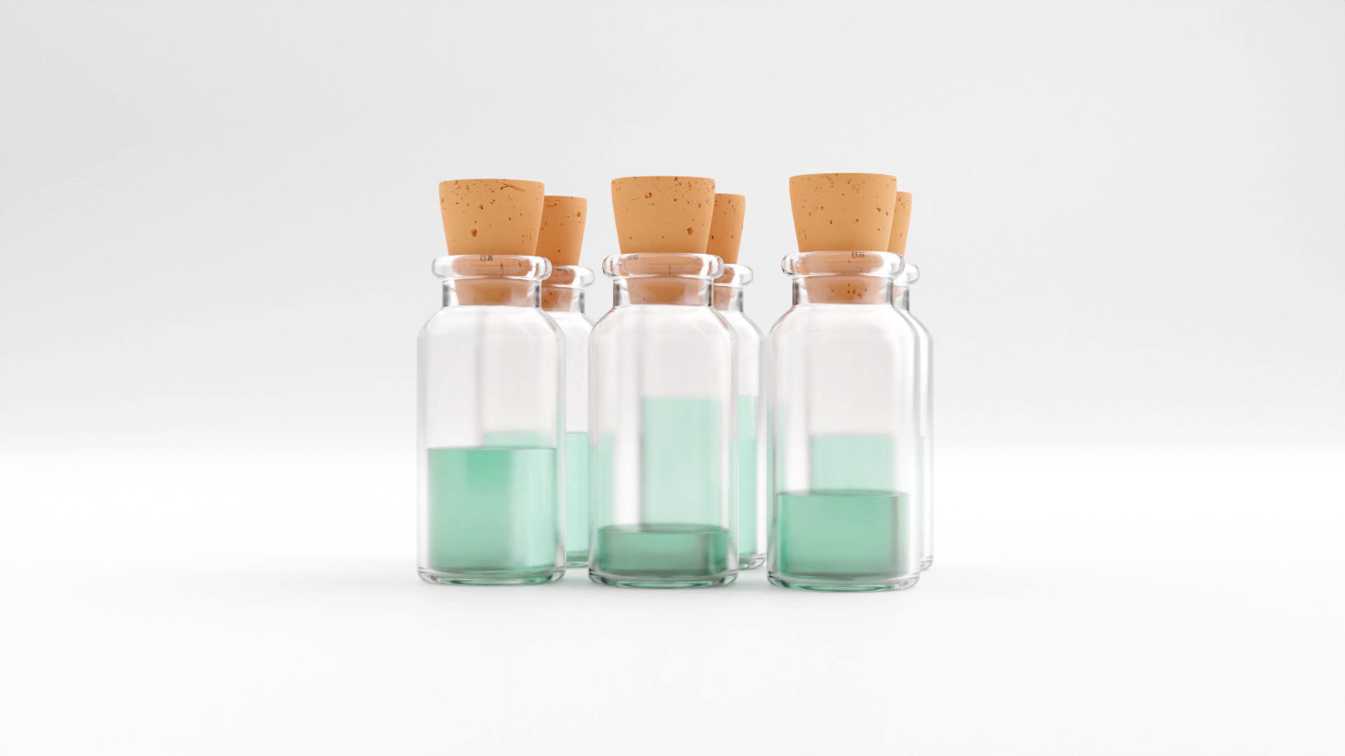 3D model Laboratory Medical Glass Bottle 10 ml Realistic 3D model VR / AR / low-poly | CGTrader