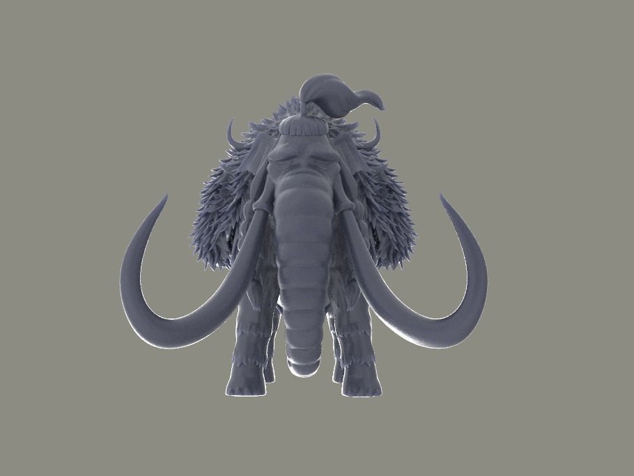 Jack the Drought Mammoth form 3D Model 3D model 3D printable | CGTrader