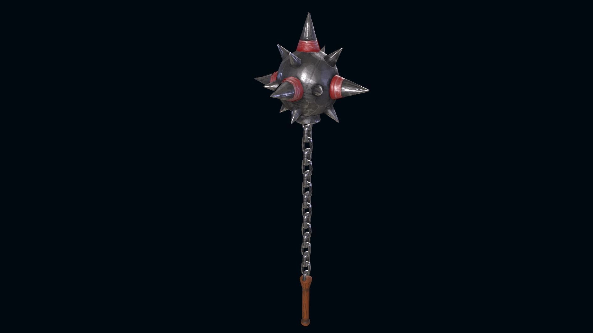 3D model Zombi Game ready low-poly model PBR textures VR / AR / low ...