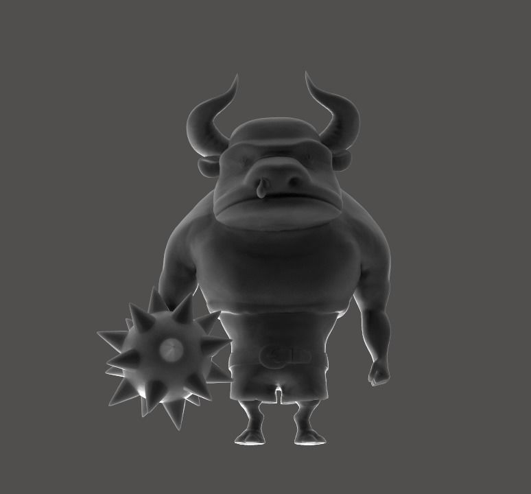 Minotaurus One piece 3D Model 3D model 3D printable | CGTrader