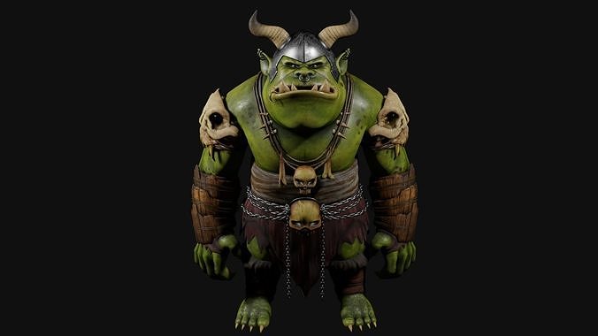 3D model big troll VR / AR / low-poly | CGTrader