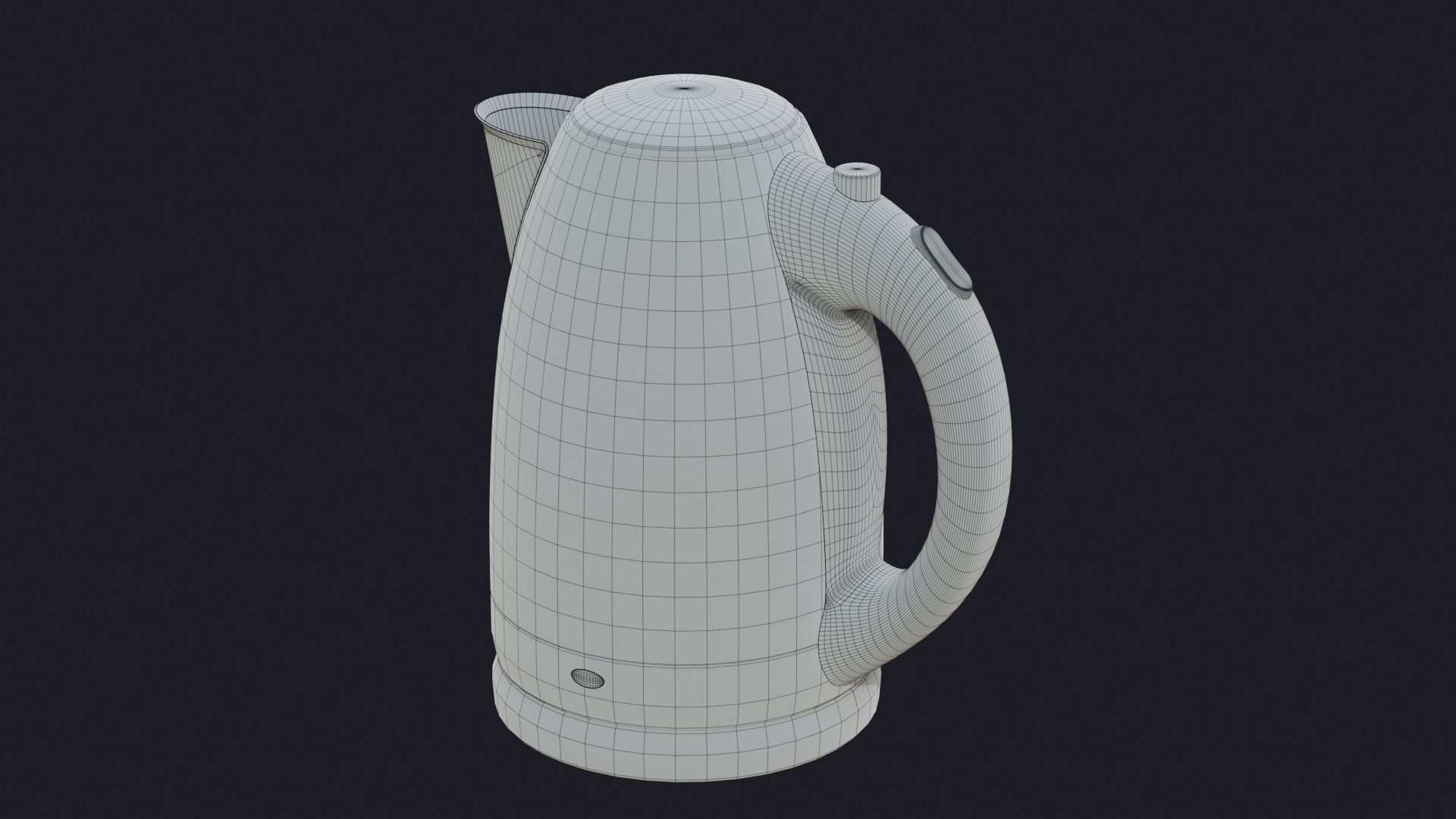 3D model Kettle-1 game ready PBR electric kettle VR / AR / low-poly ...