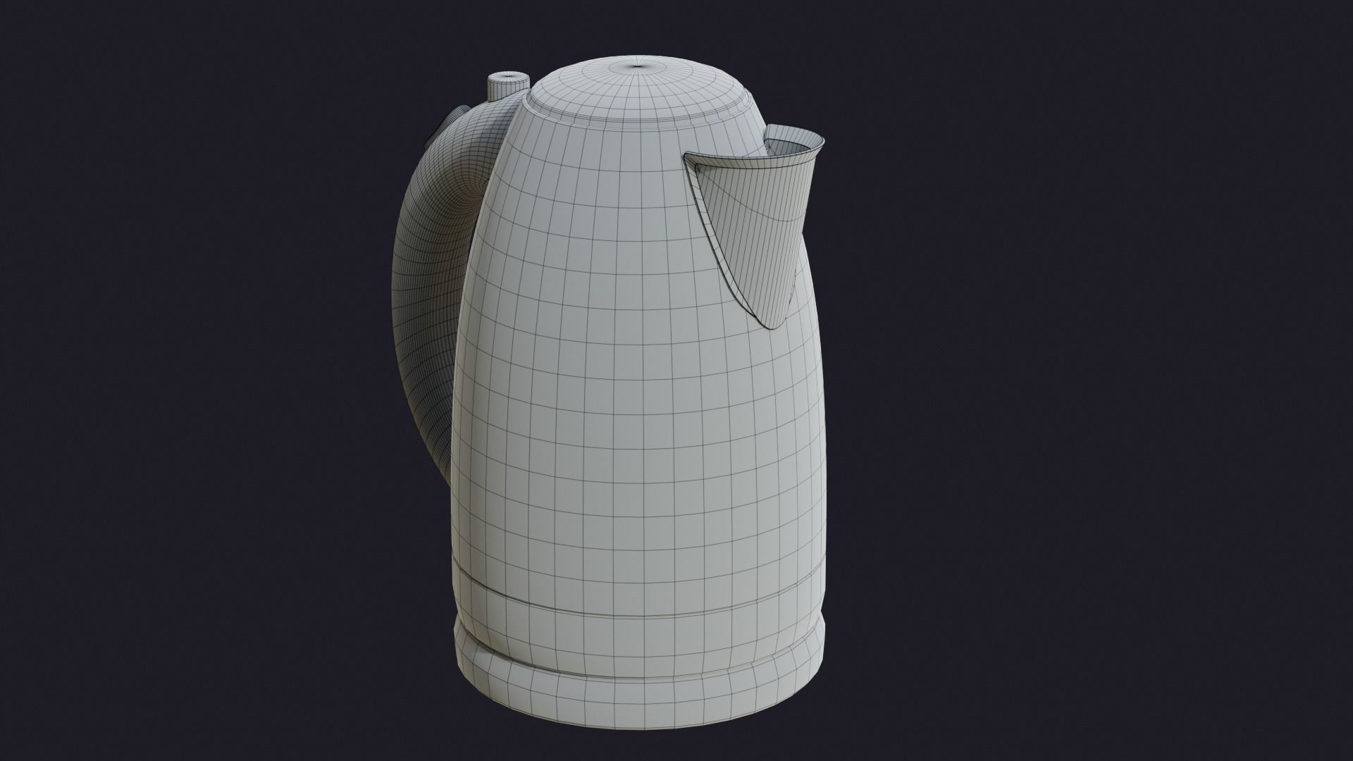 3D model Kettle-1 game ready PBR electric kettle VR / AR / low-poly ...