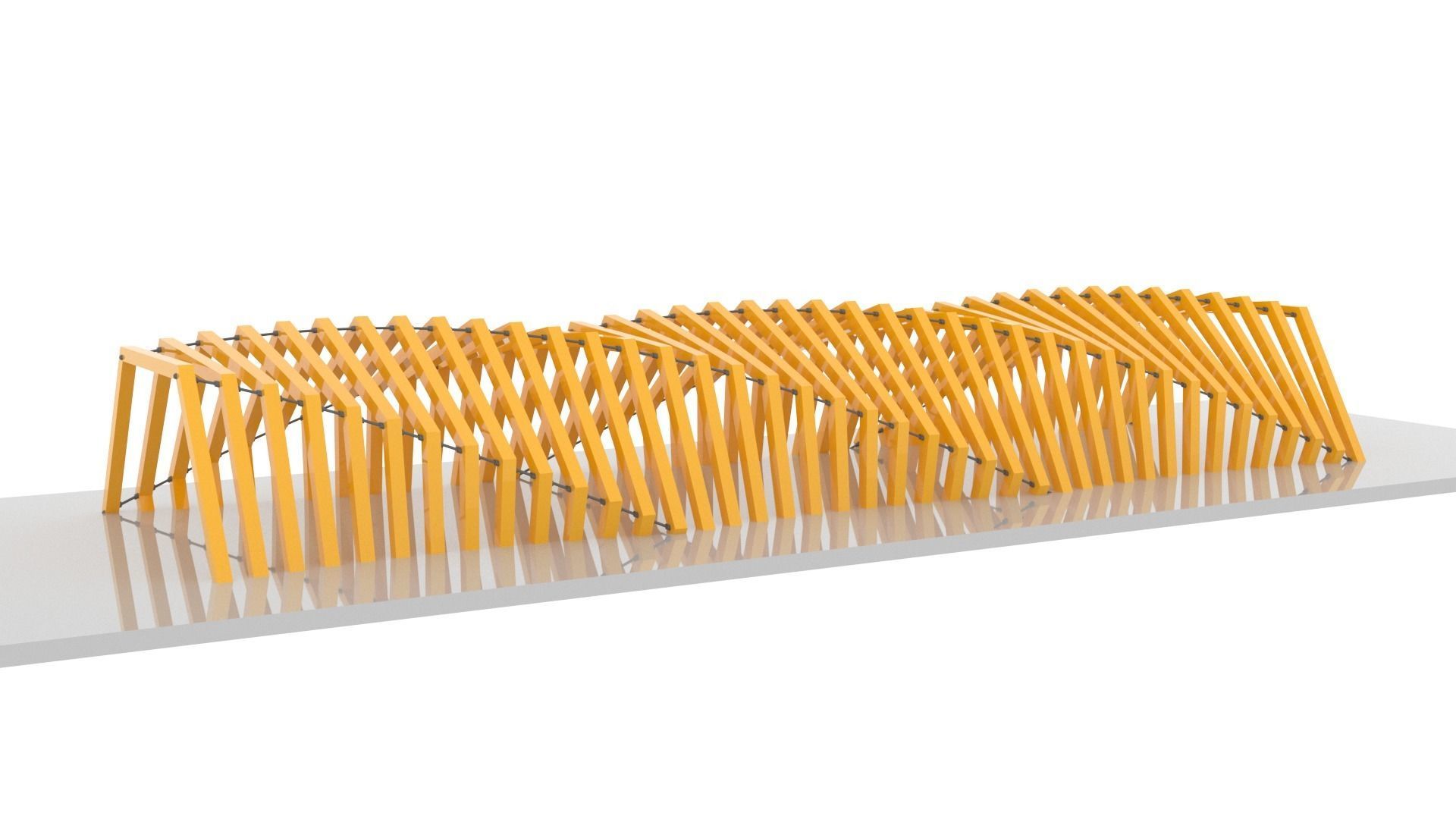 Twisted Tunnel Parametric Shading 3D model | CGTrader