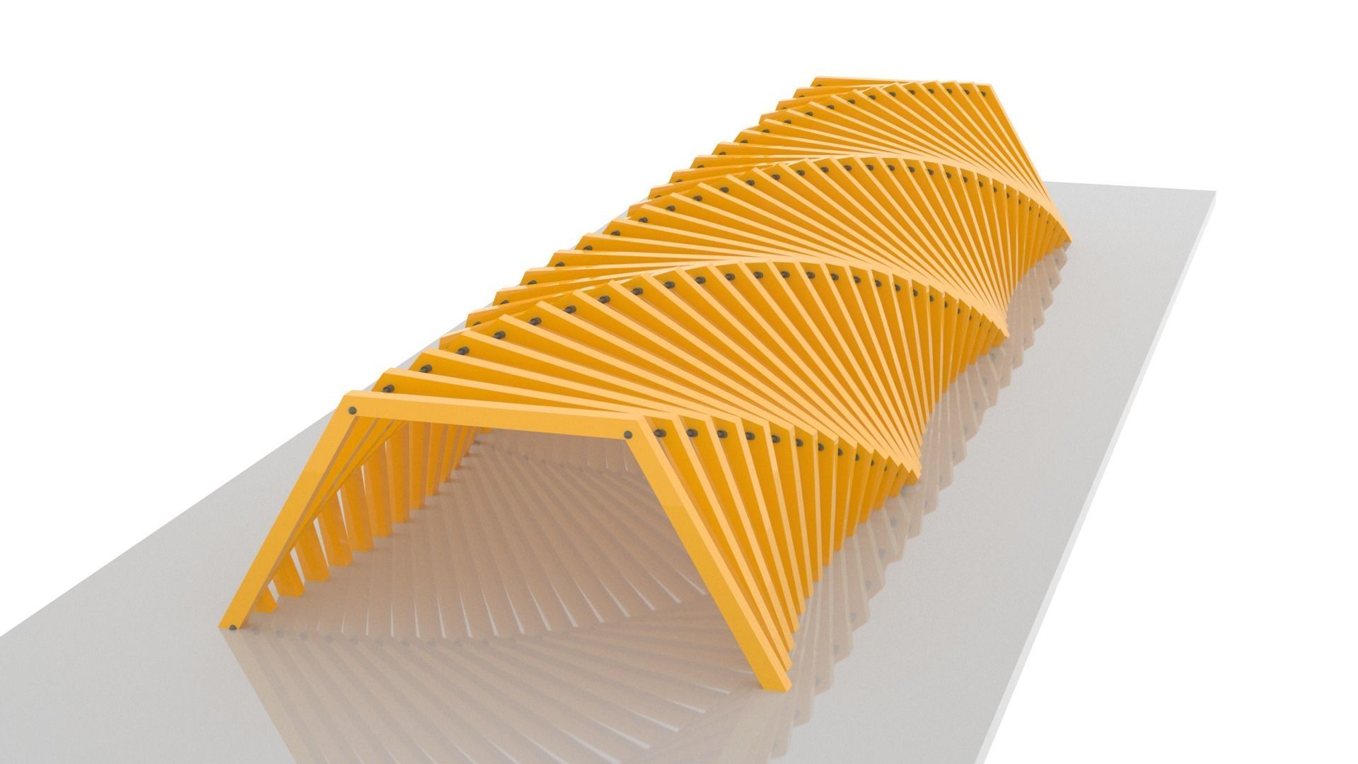 Twisted Tunnel Parametric Shading 3d Model Cgtrader