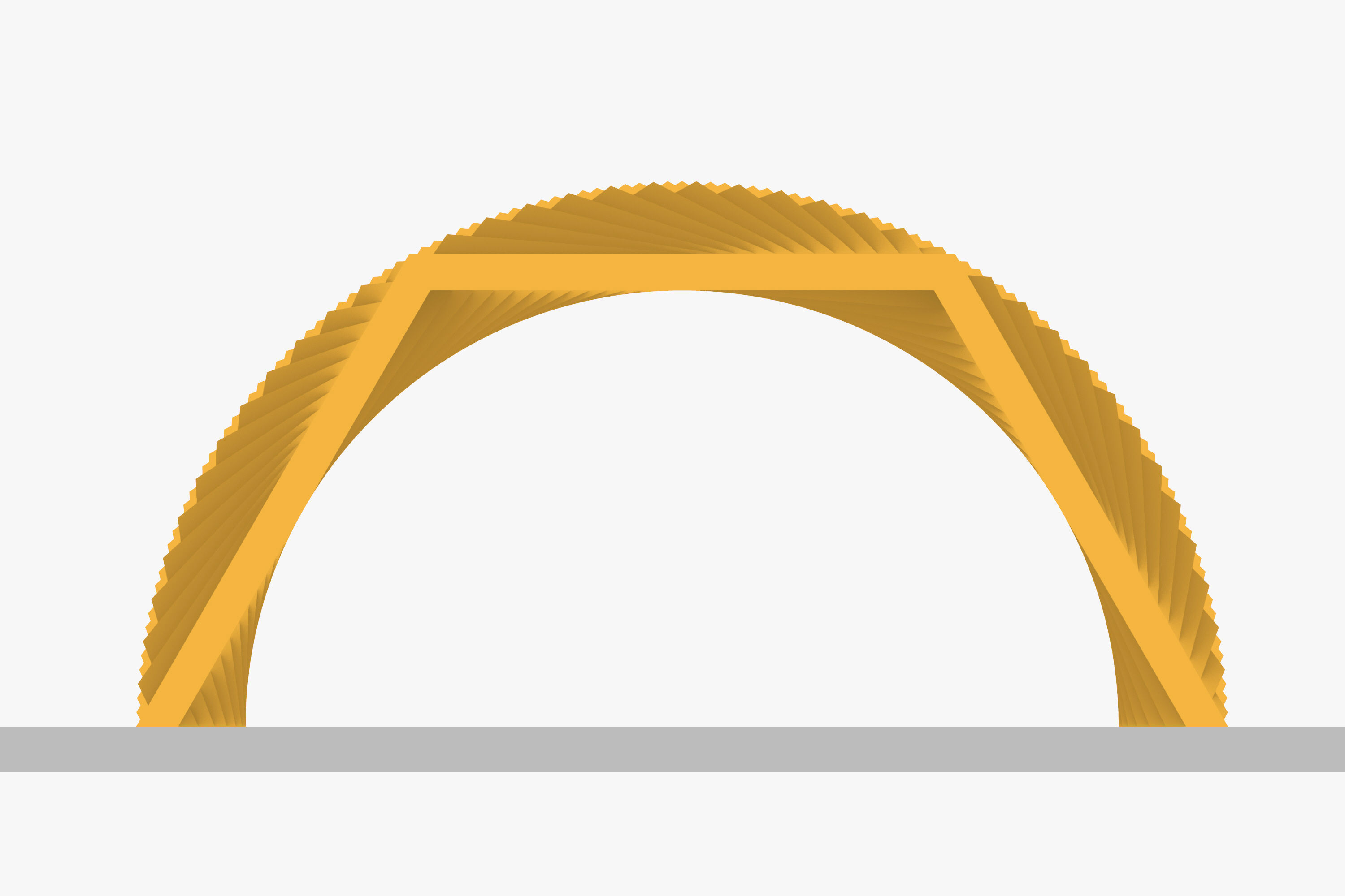 Twisted Tunnel Parametric Shading 3d Model Cgtrader