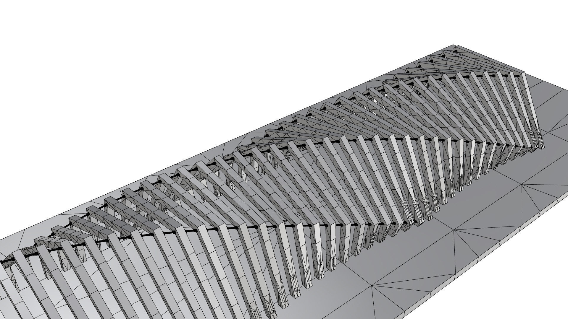 Twisted Tunnel Parametric Shading 3D model | CGTrader