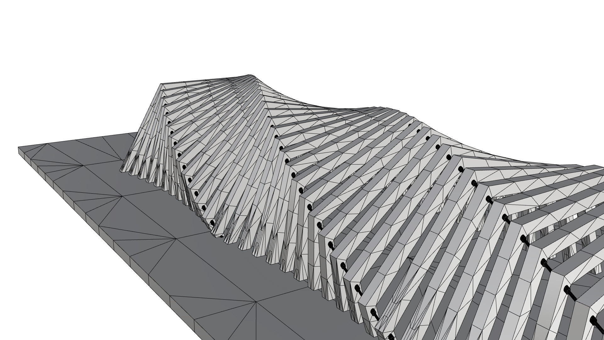 Twisted Tunnel Parametric Shading 3D model | CGTrader