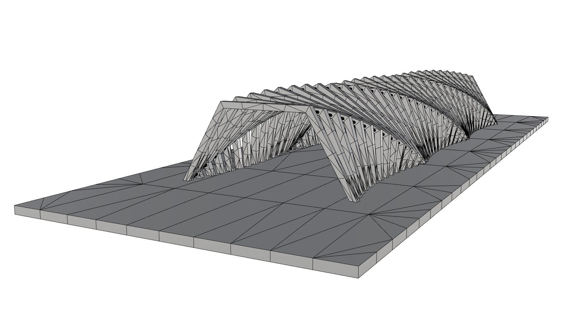 Twisted Tunnel Parametric Shading 3d Model Cgtrader