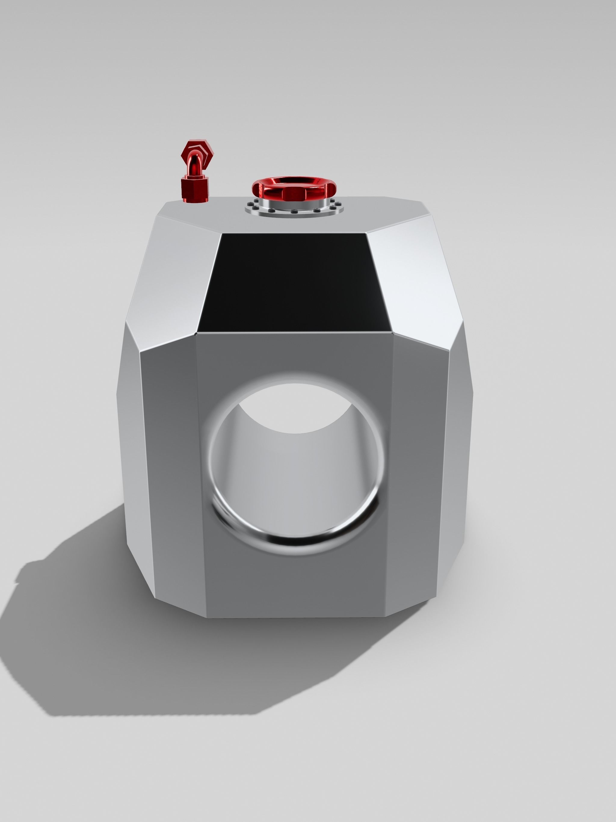 Procharger Fuel Cell w Centre Hole 3D model 3D printable | CGTrader