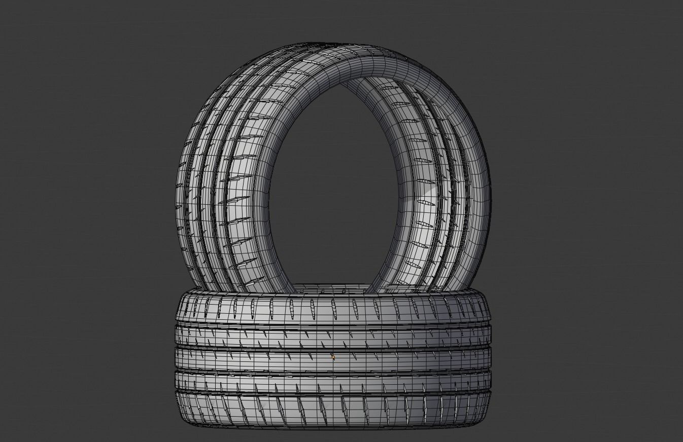 3D model Miche Tire - Pilot Sport 4 VR / AR / low-poly | CGTrader