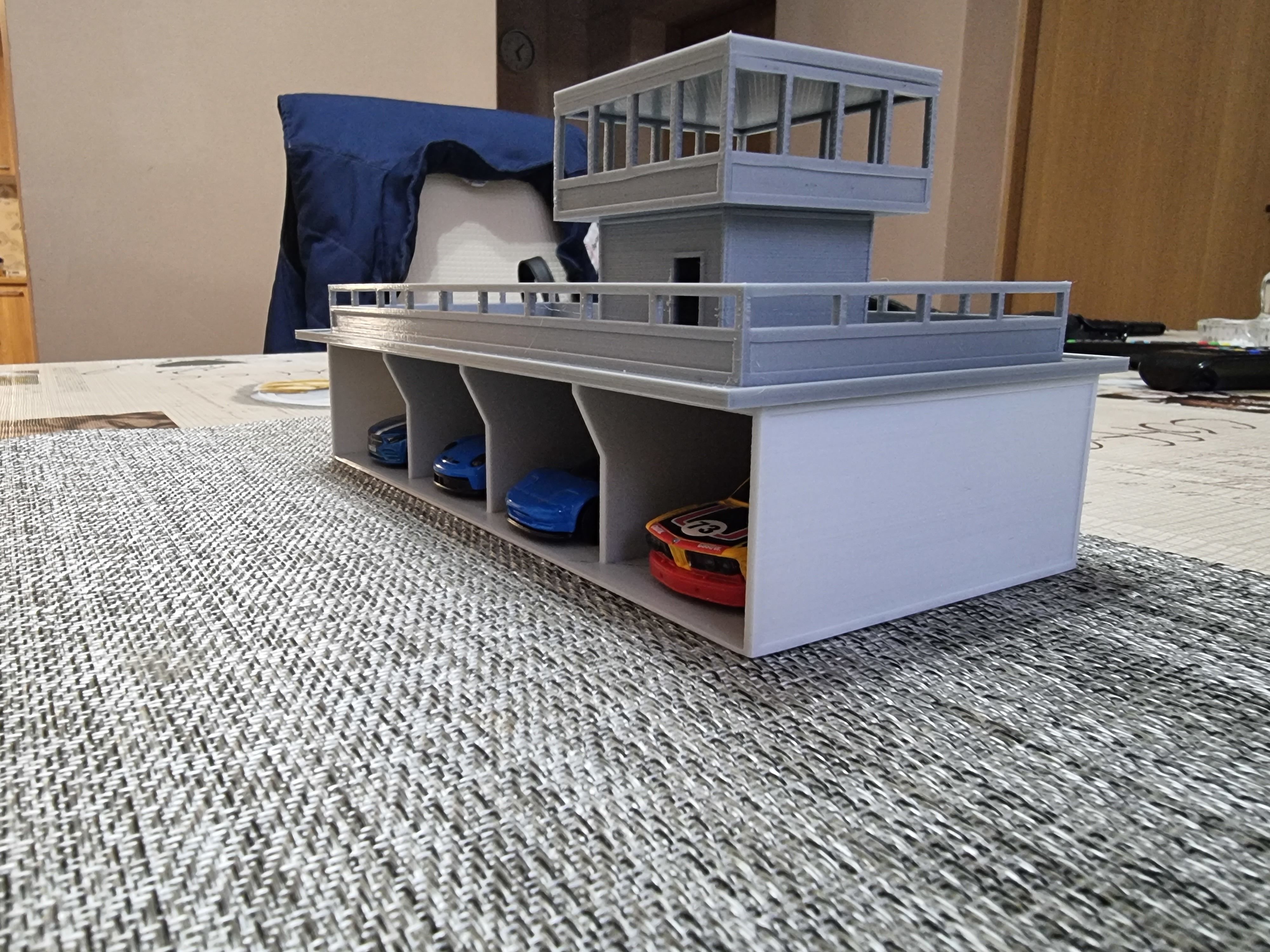 Pit stop garage 1 64 3D model 3D printable | CGTrader