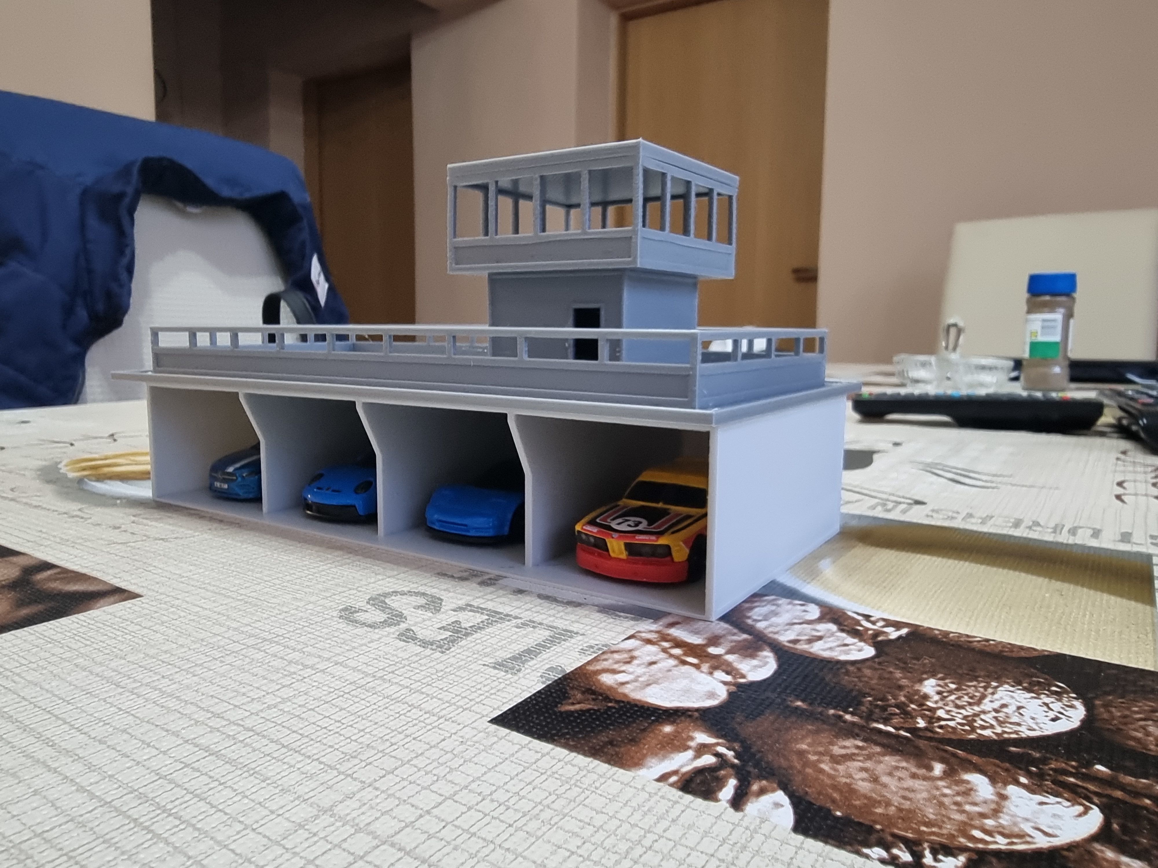 Pit stop garage 1 64 3D model 3D printable | CGTrader