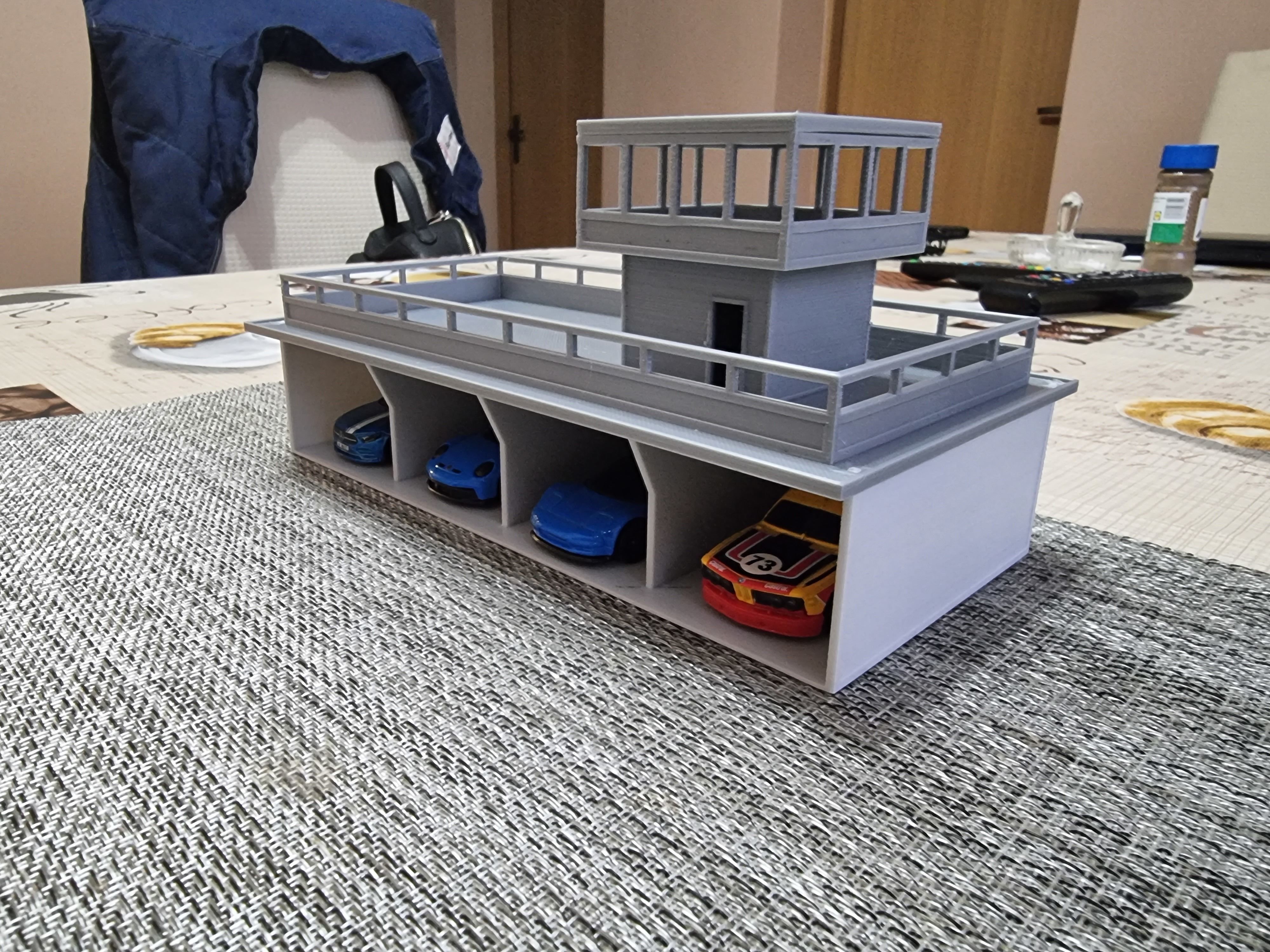 Pit stop garage 1 64 3D model 3D printable | CGTrader