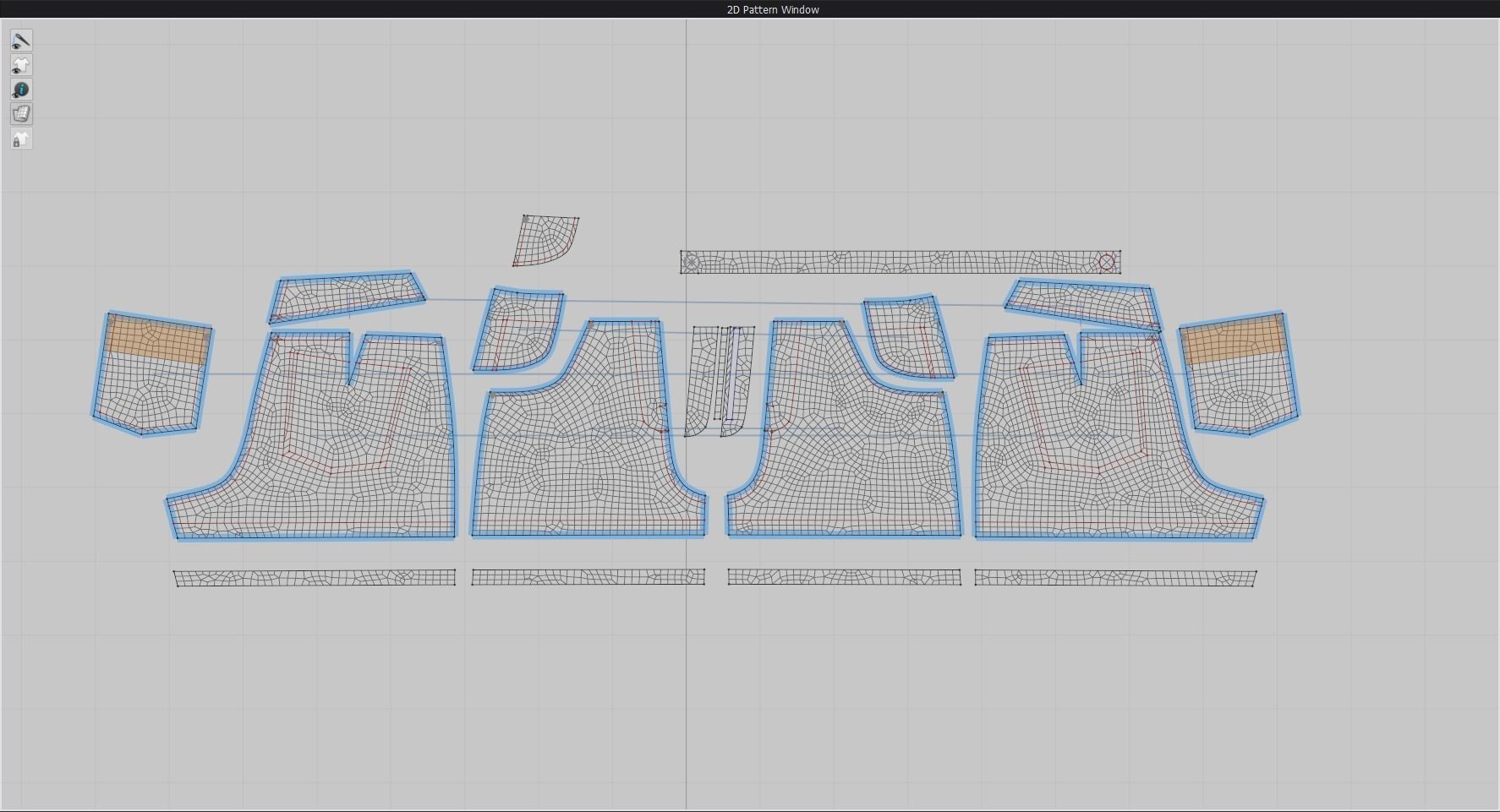 Denim Shorts Fitted to Gen8 Body Mesh 3D model | CGTrader