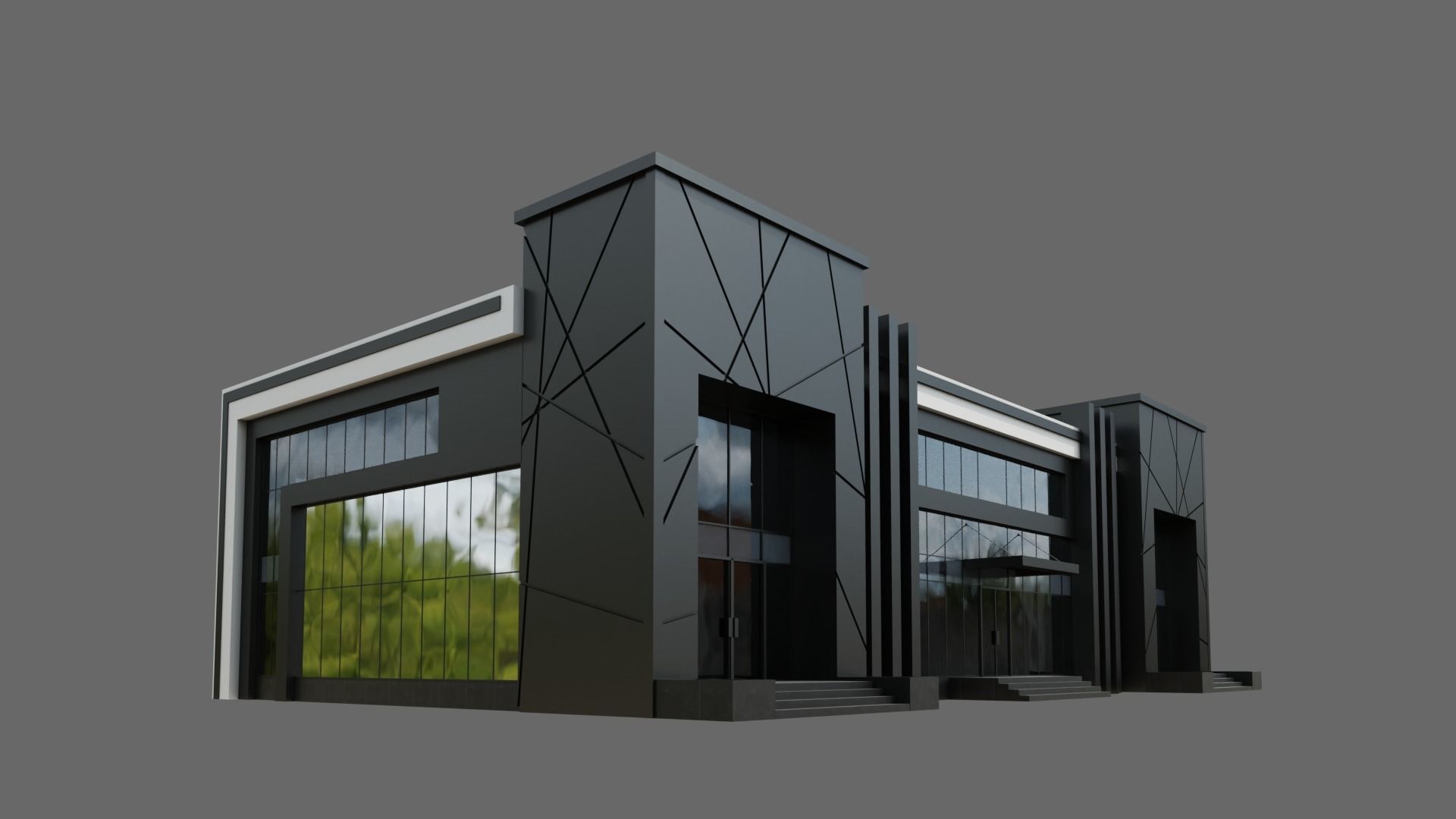 Office Building ID075 3D model | CGTrader