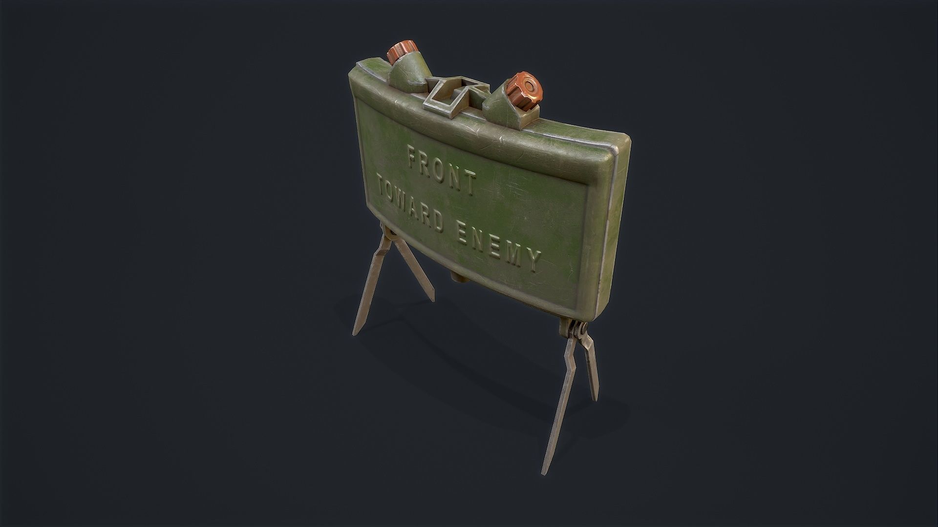 3D model Claymore Mine VR / AR / low-poly | CGTrader