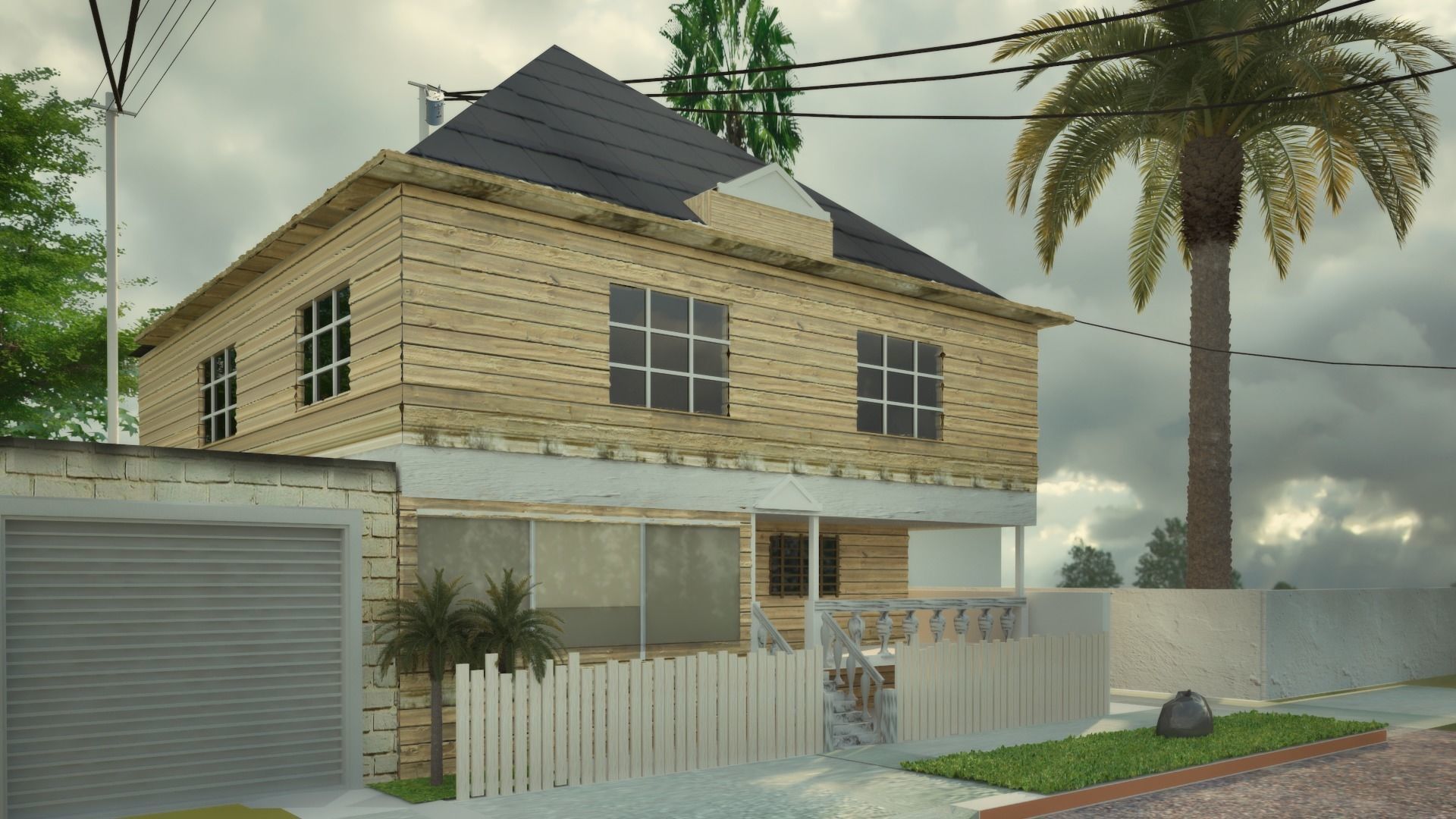 GTA SAN ANDREAS HOUSE 3D model | CGTrader