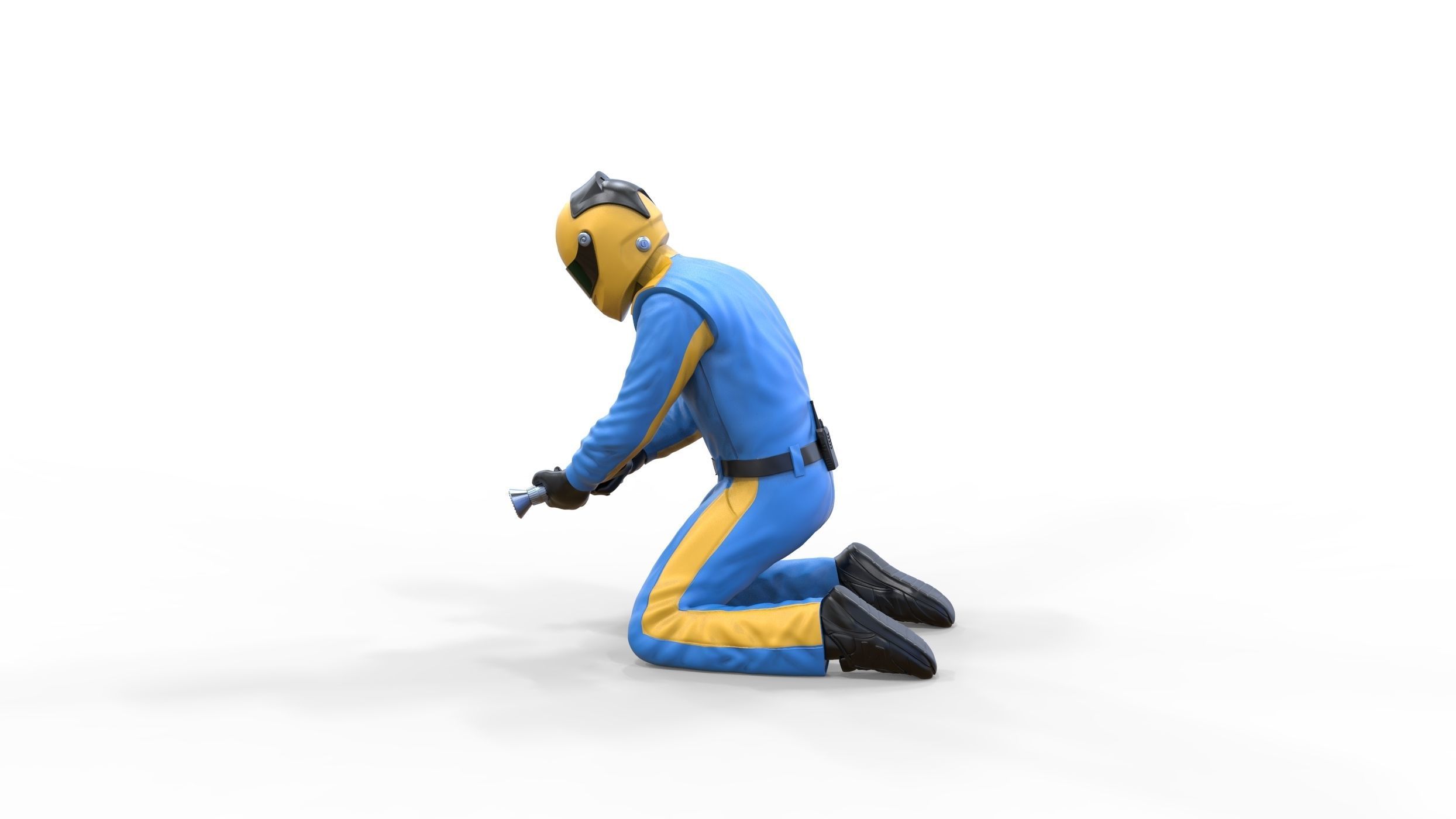 N2 Pit crew with Wheel Gun 3D model 3D printable | CGTrader